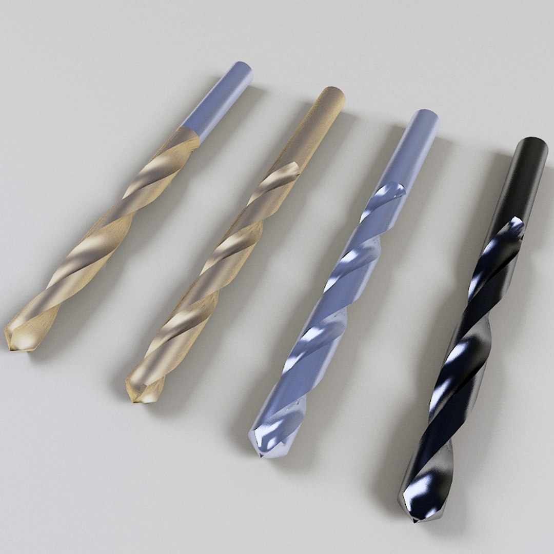 3d Drill Bits Model