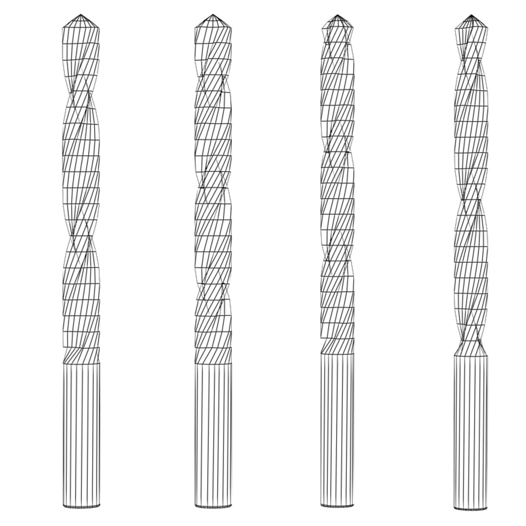 3d Drill Bits Model