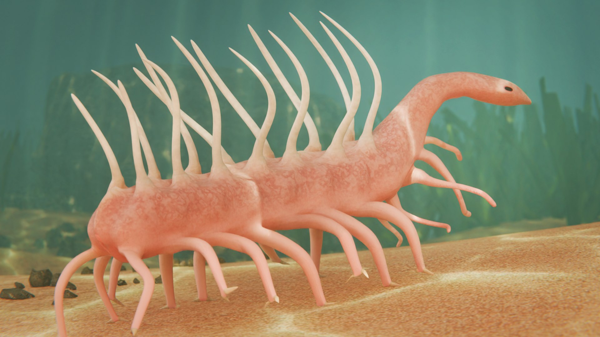 3D Hallucigenia - TurboSquid 2329483