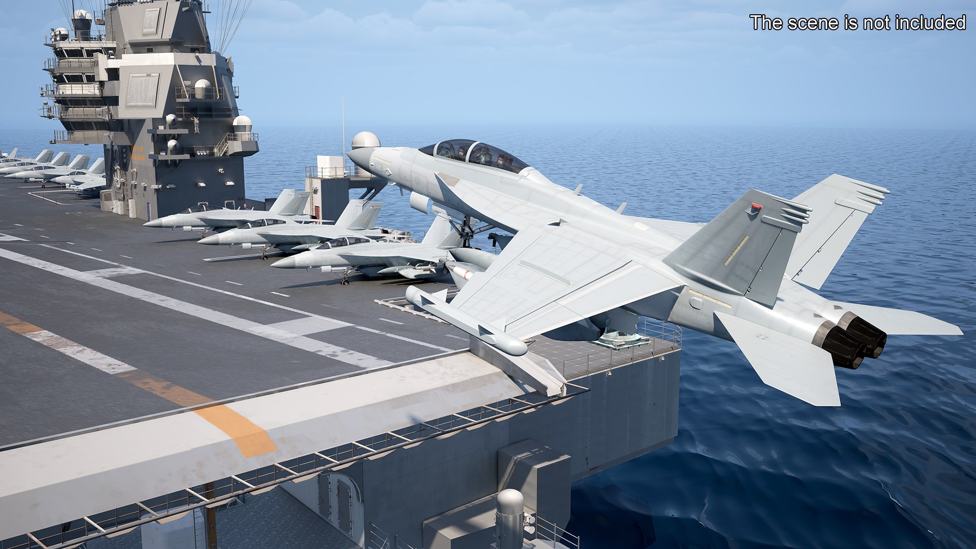 3D model Carrier-Based Electronic Warfare Aircraft - TurboSquid 2148966