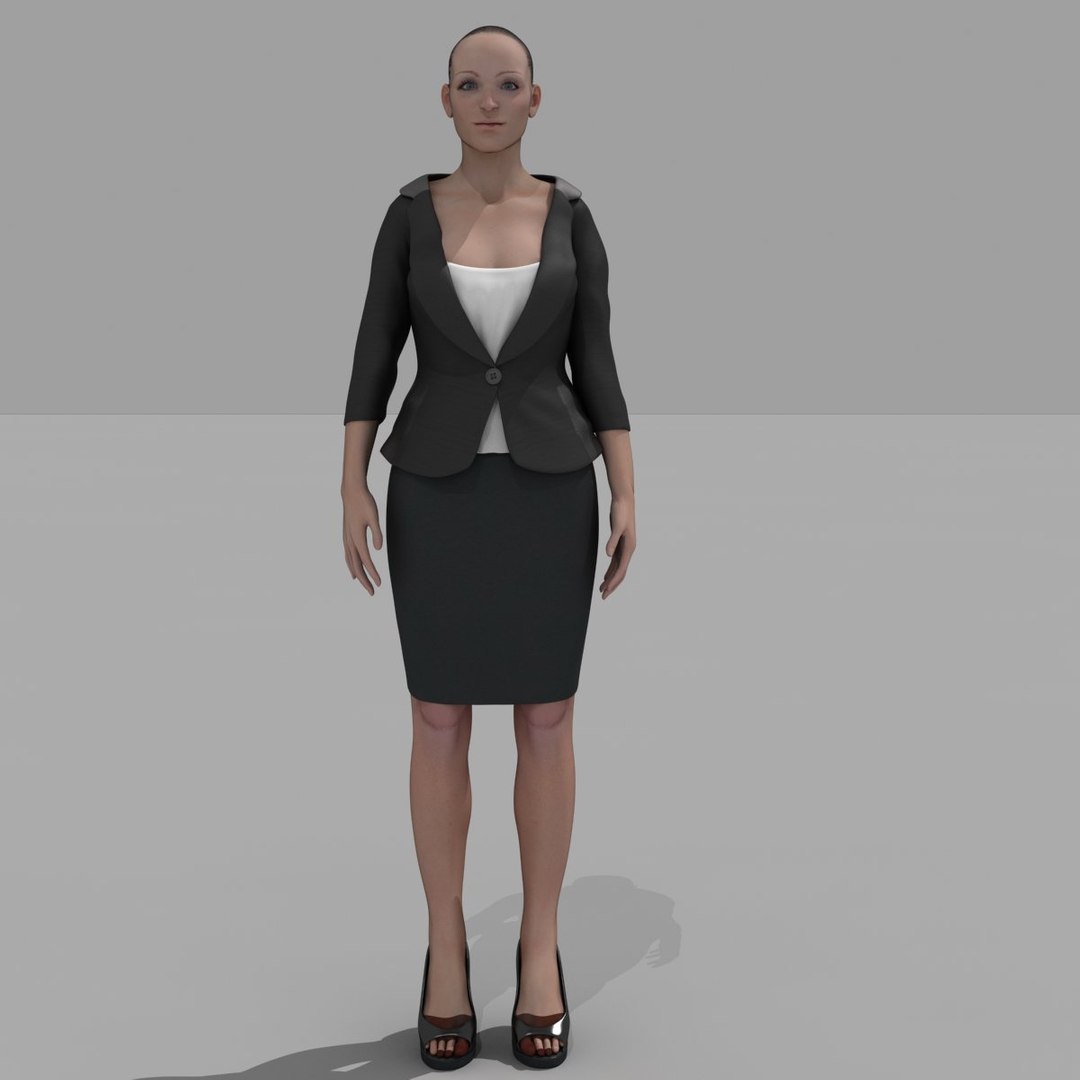 character hd 3d obj