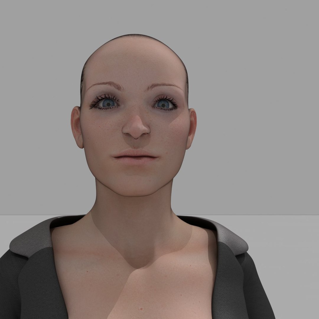 character hd 3d obj