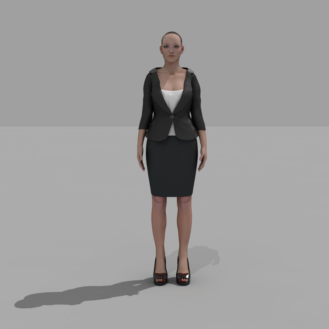character hd 3d obj