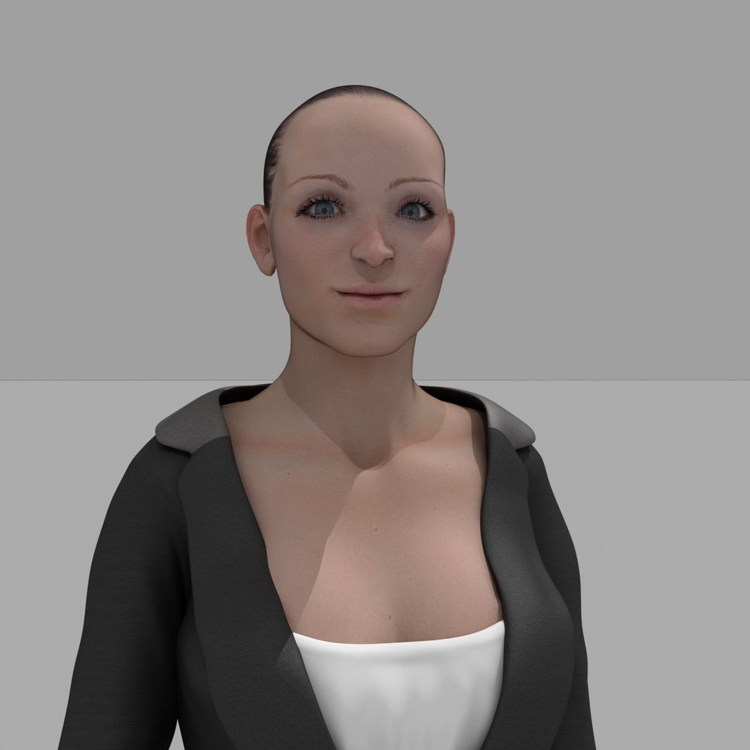 character hd 3d obj