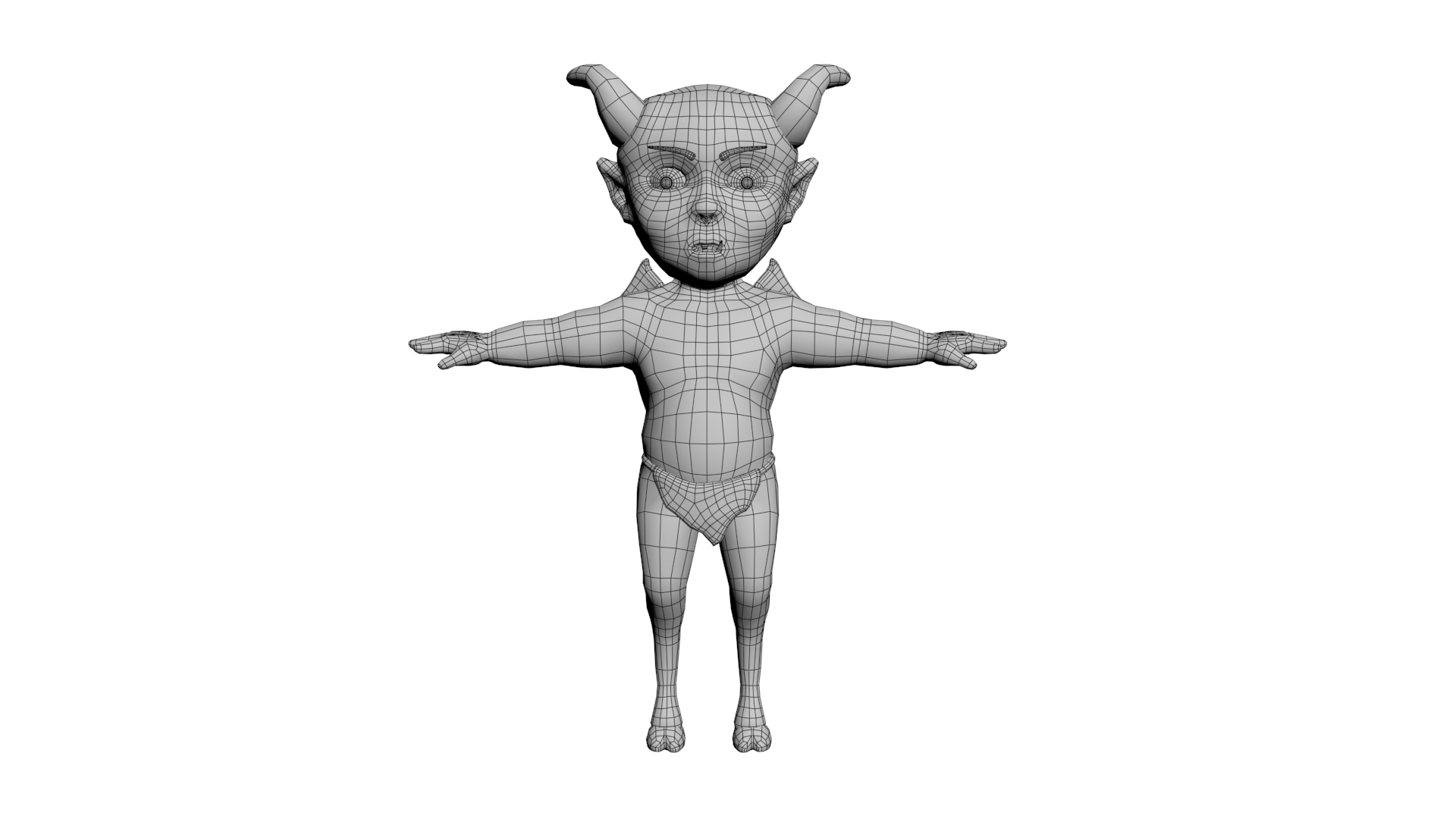 3D Baby Demon - TurboSquid 1708272