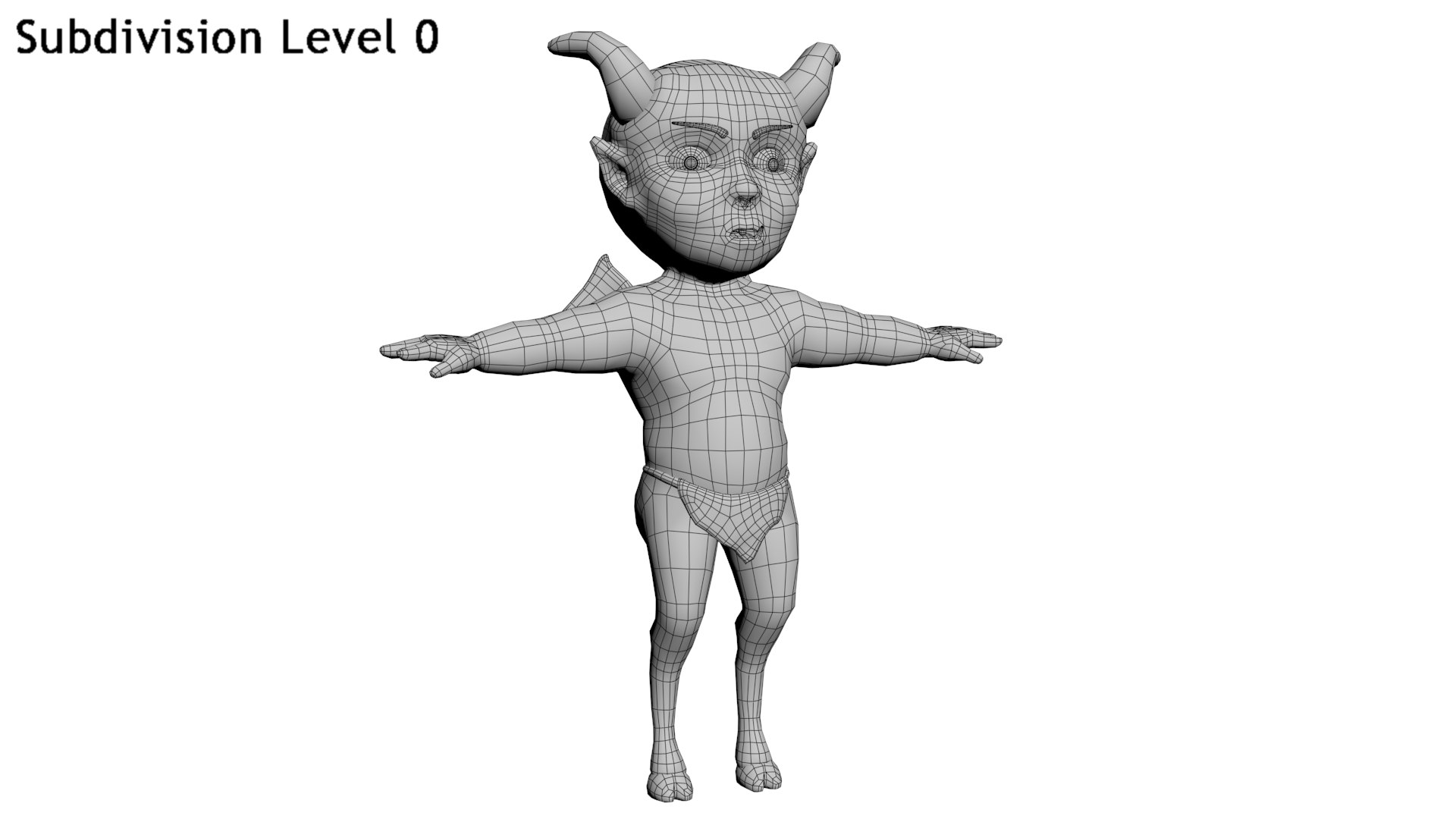 3D Baby Demon - TurboSquid 1708272