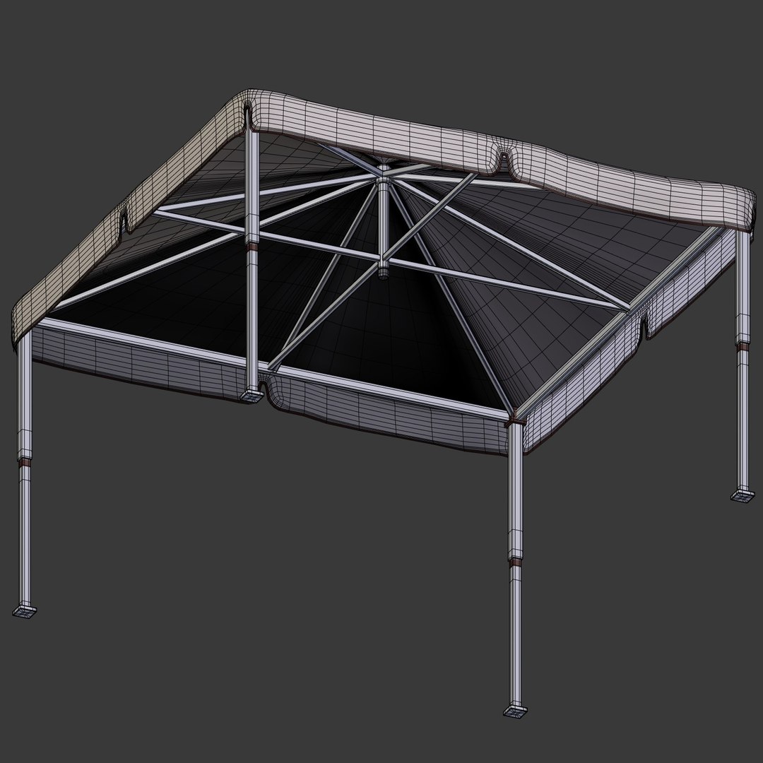 3D Party Tent Model - TurboSquid 1290361