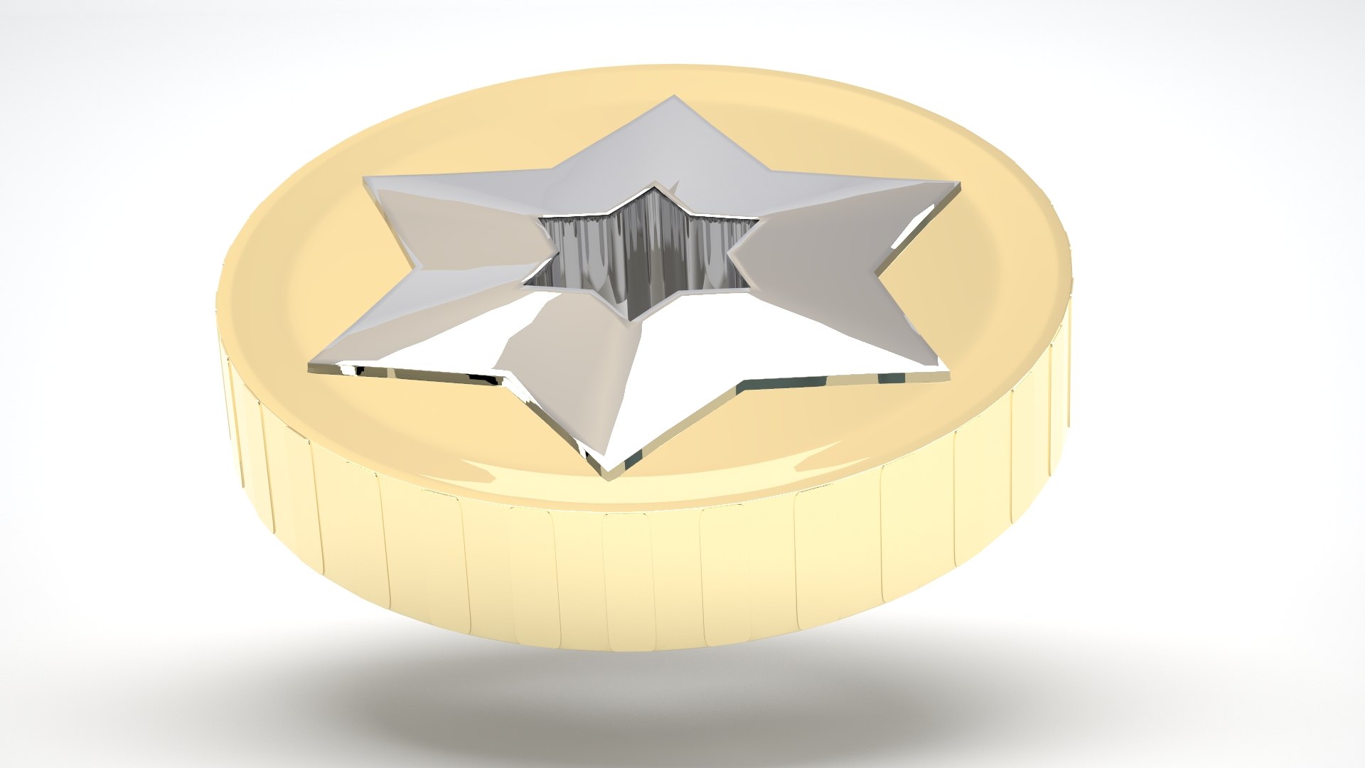 3D Model Gold Game Coin - TurboSquid 2399110