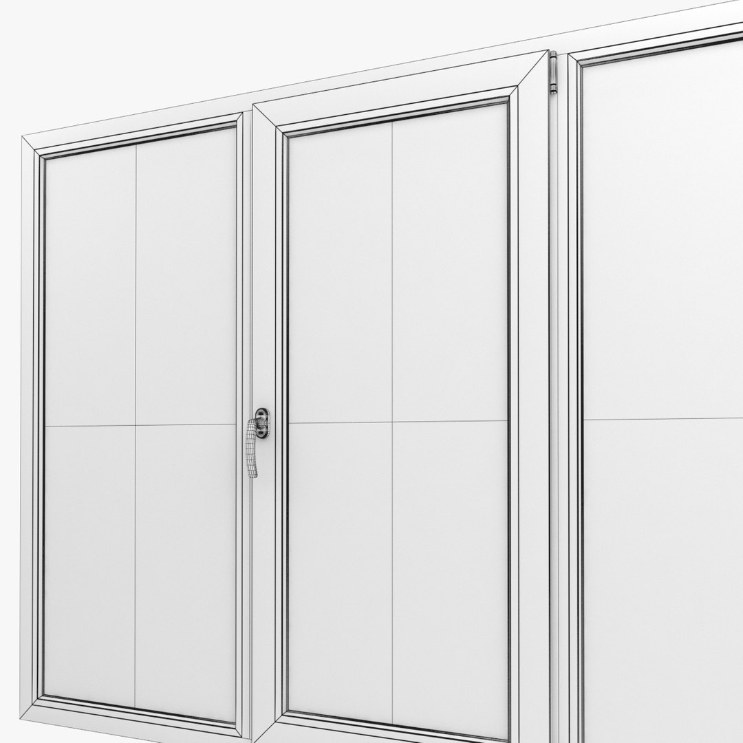 3dsmax Modern Pvc Window