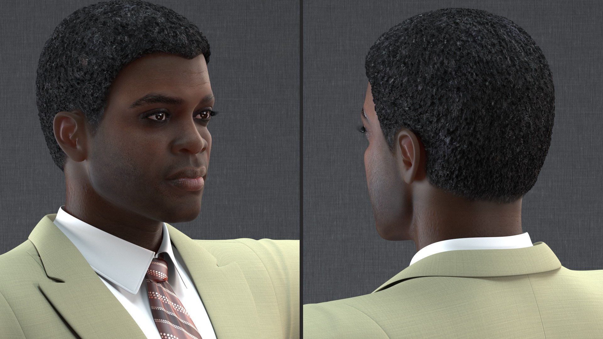 3D Dark Skin Black Man - TurboSquid 1679236