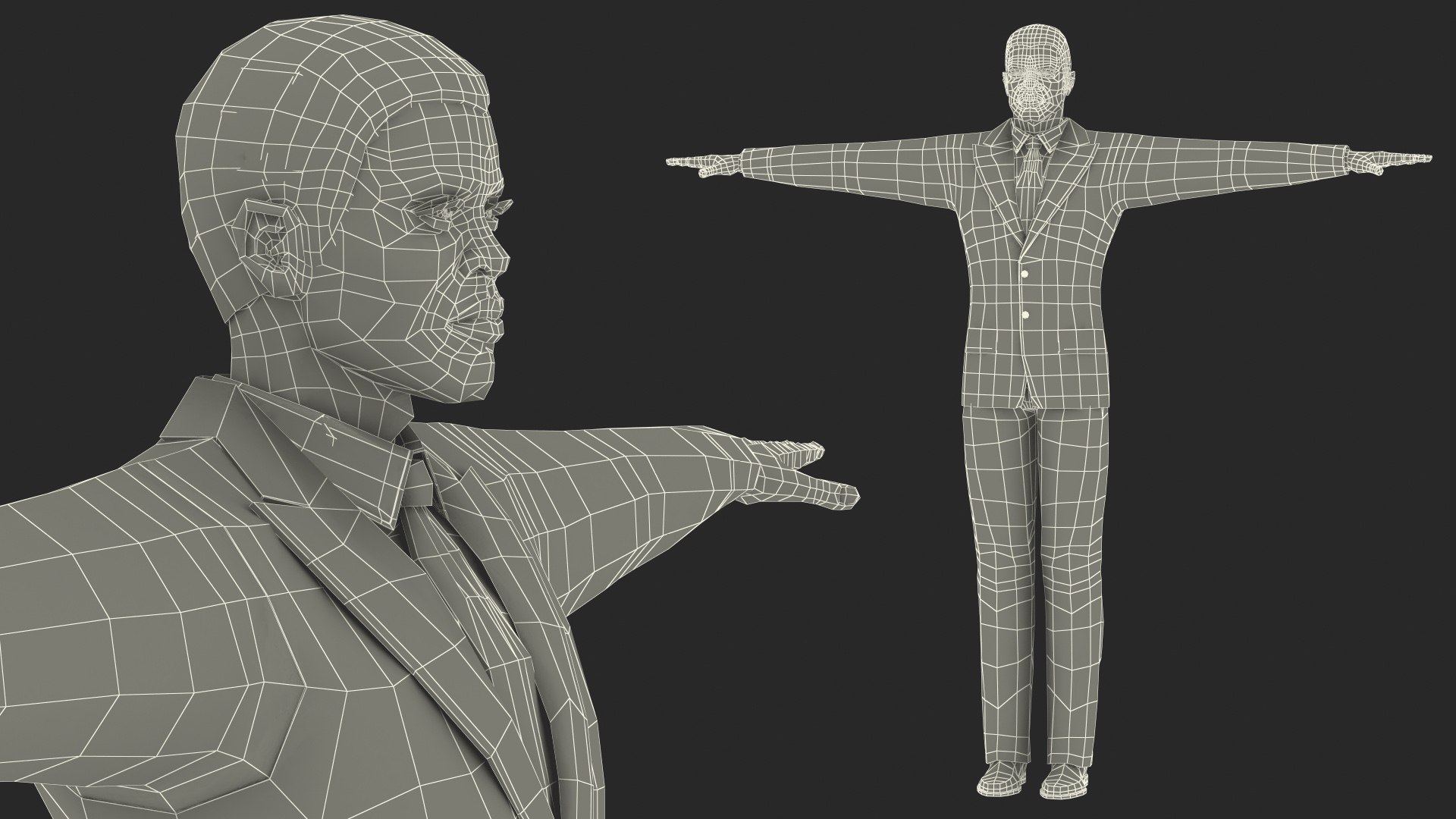 3D dark skin black man - TurboSquid 1679236