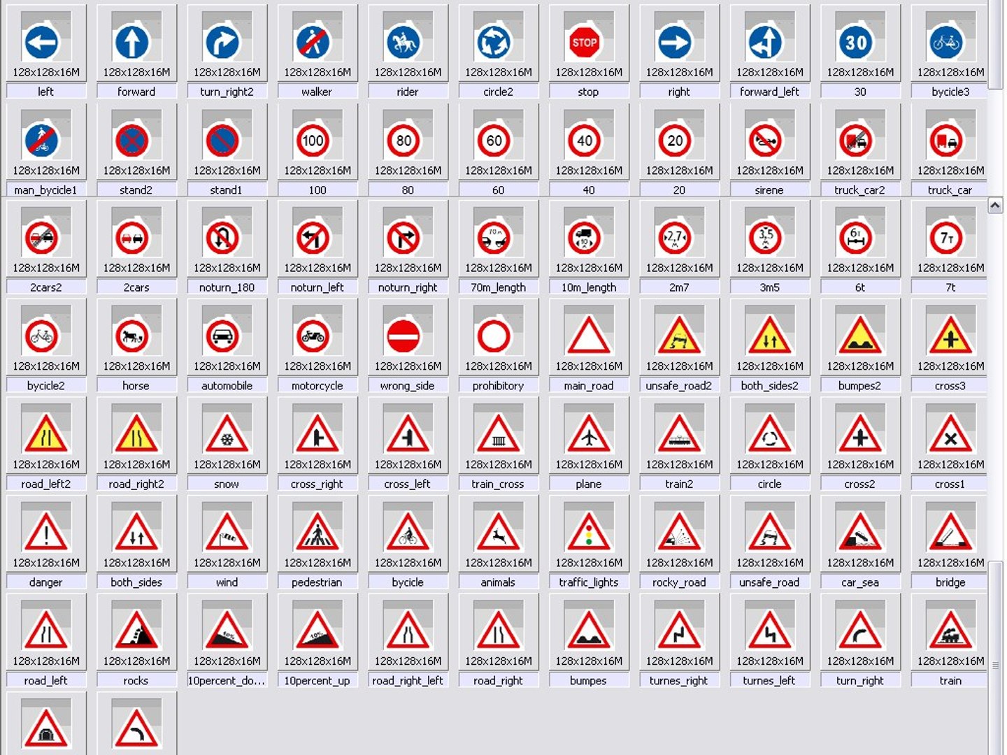3d Model Traffic Signs