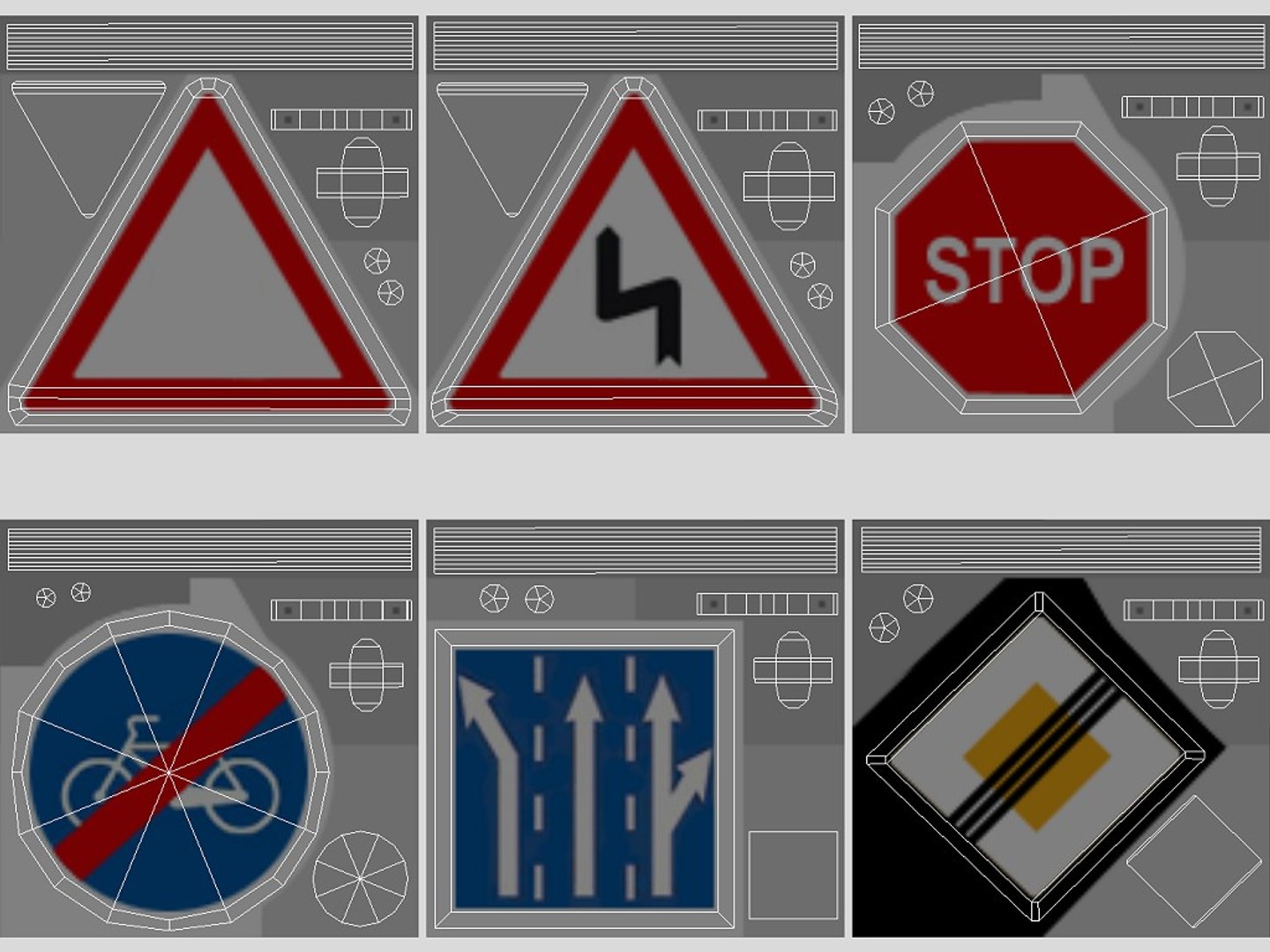 3d Model Traffic Signs