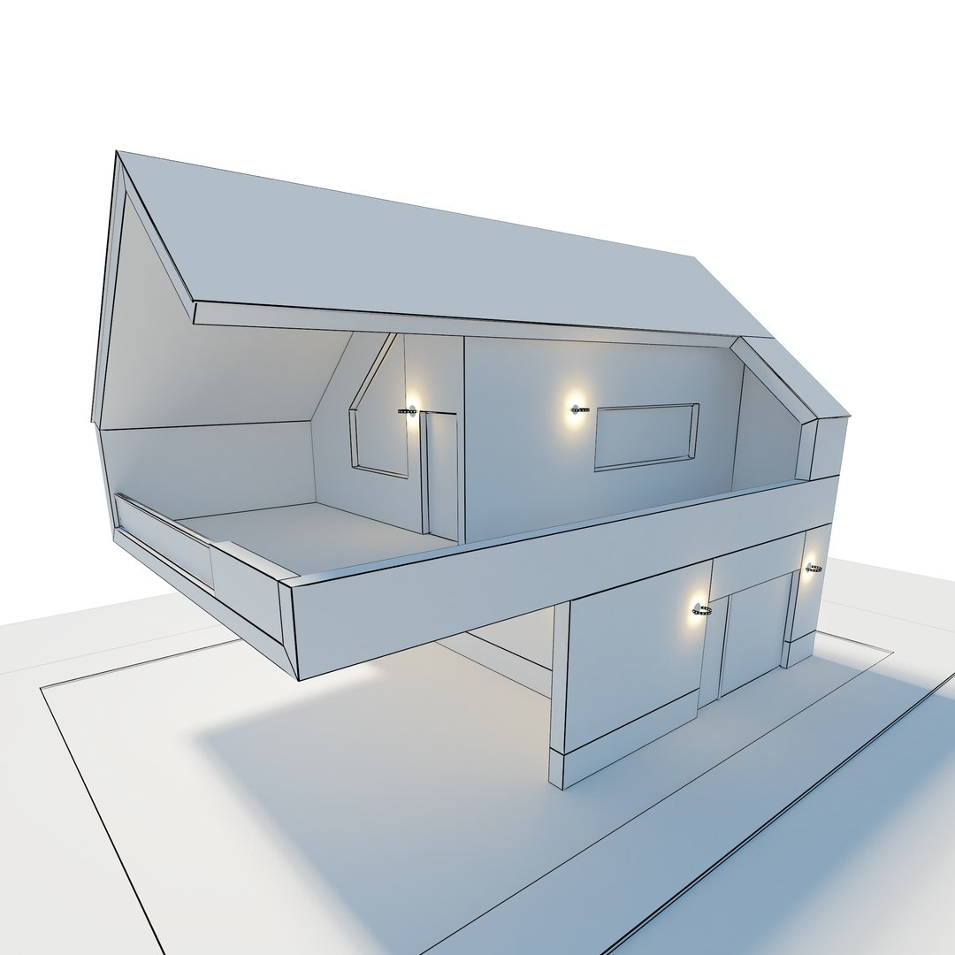 3D Cottage | 1148407 | TurboSquid