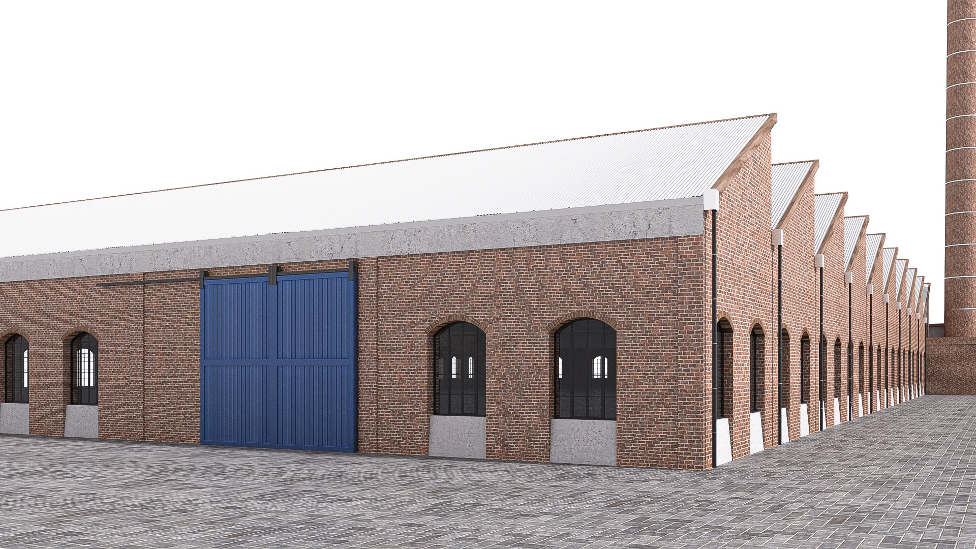 3D Industrial Building 04 - TurboSquid 2028236