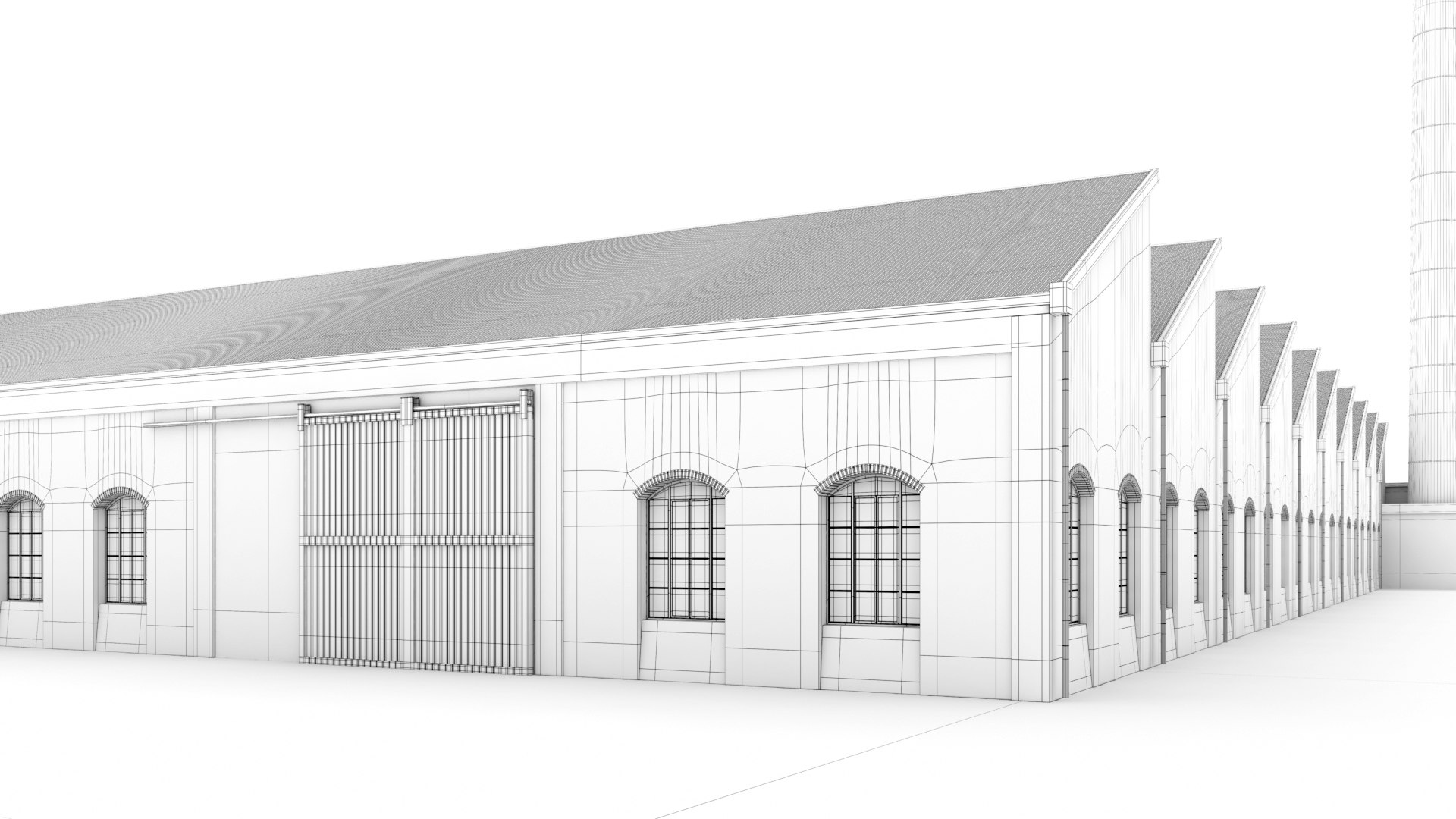3D Industrial Building 04 - TurboSquid 2028236
