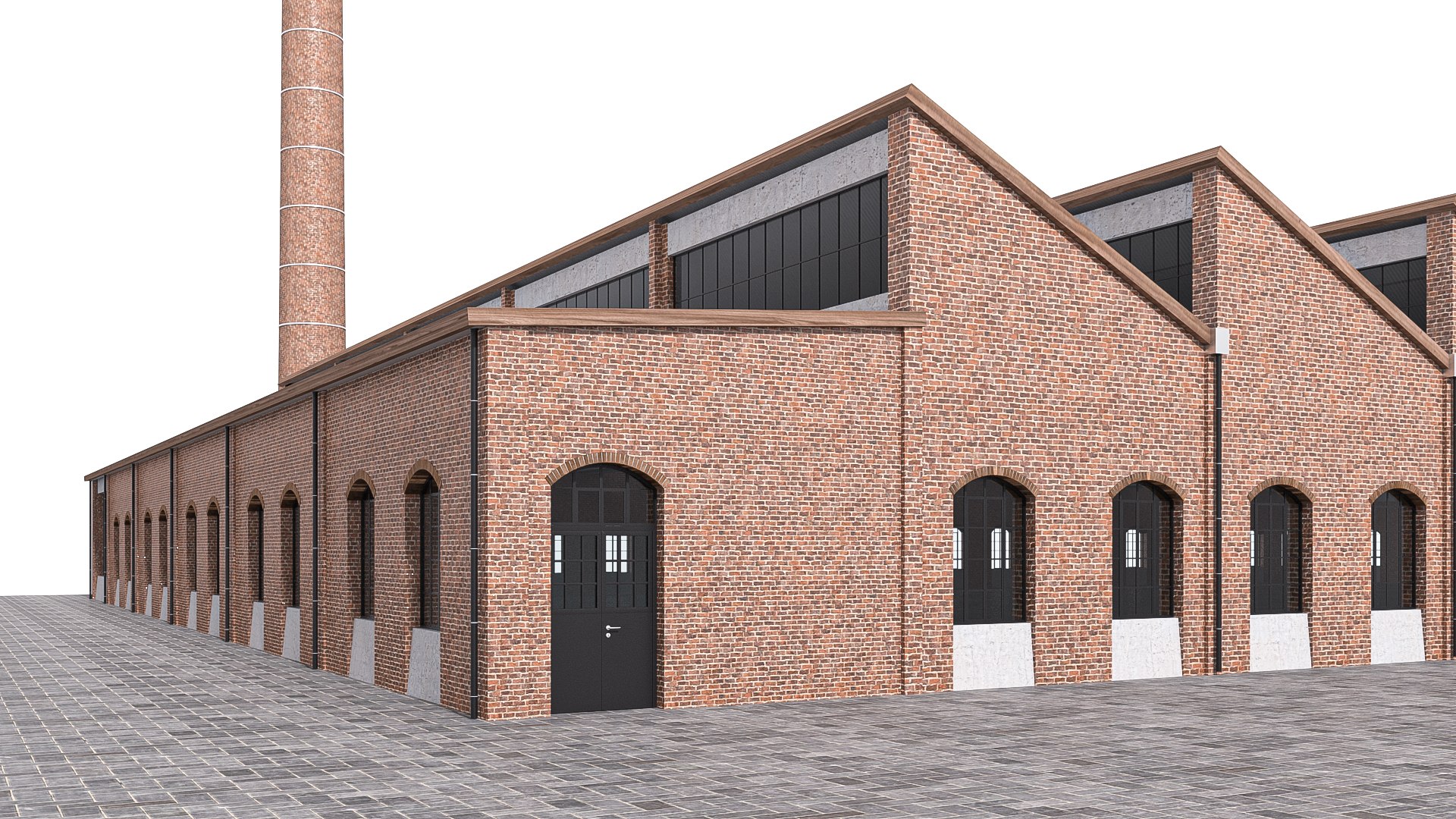 3D Industrial Building 04 - TurboSquid 2028236
