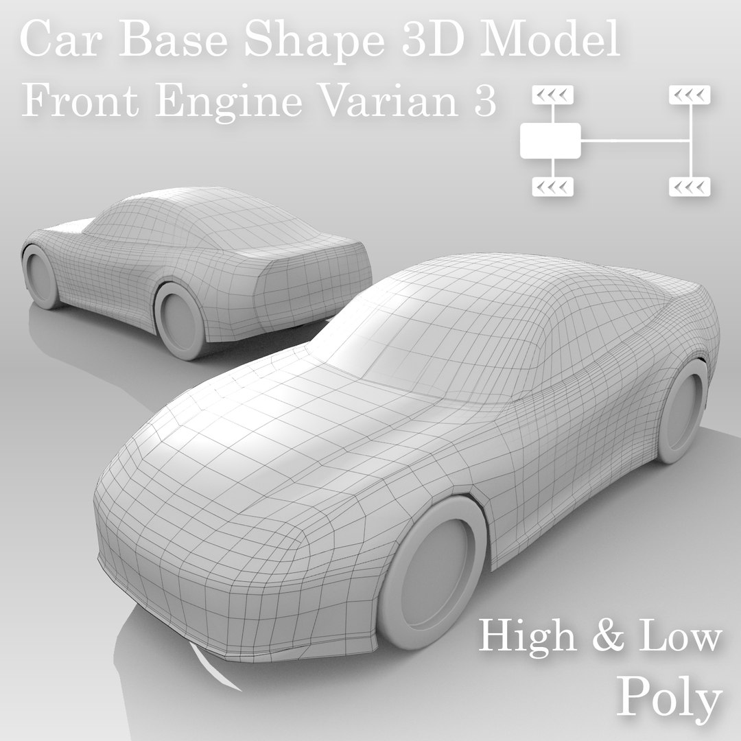 3D car base variants | 1145098 | TurboSquid