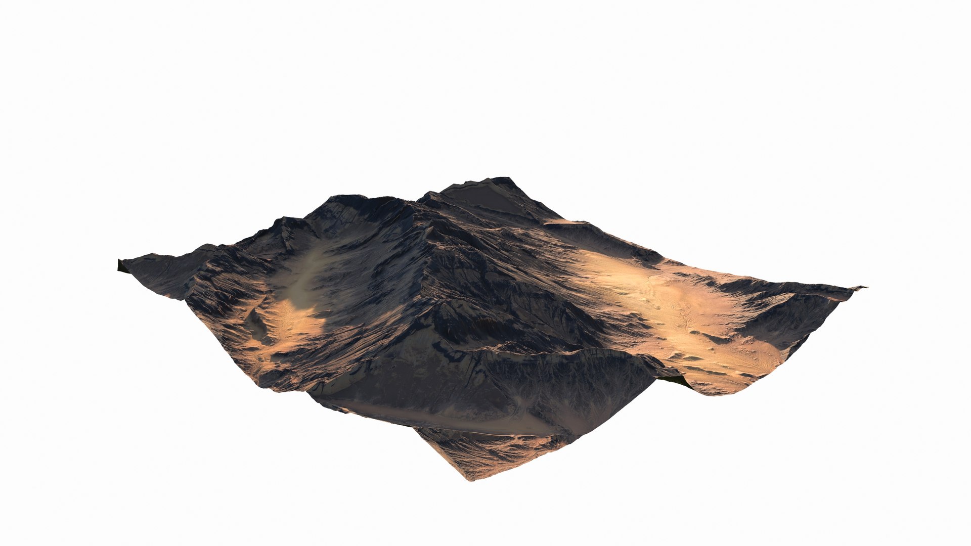 Mountain Ridge Version 1 Model - TurboSquid 1992112