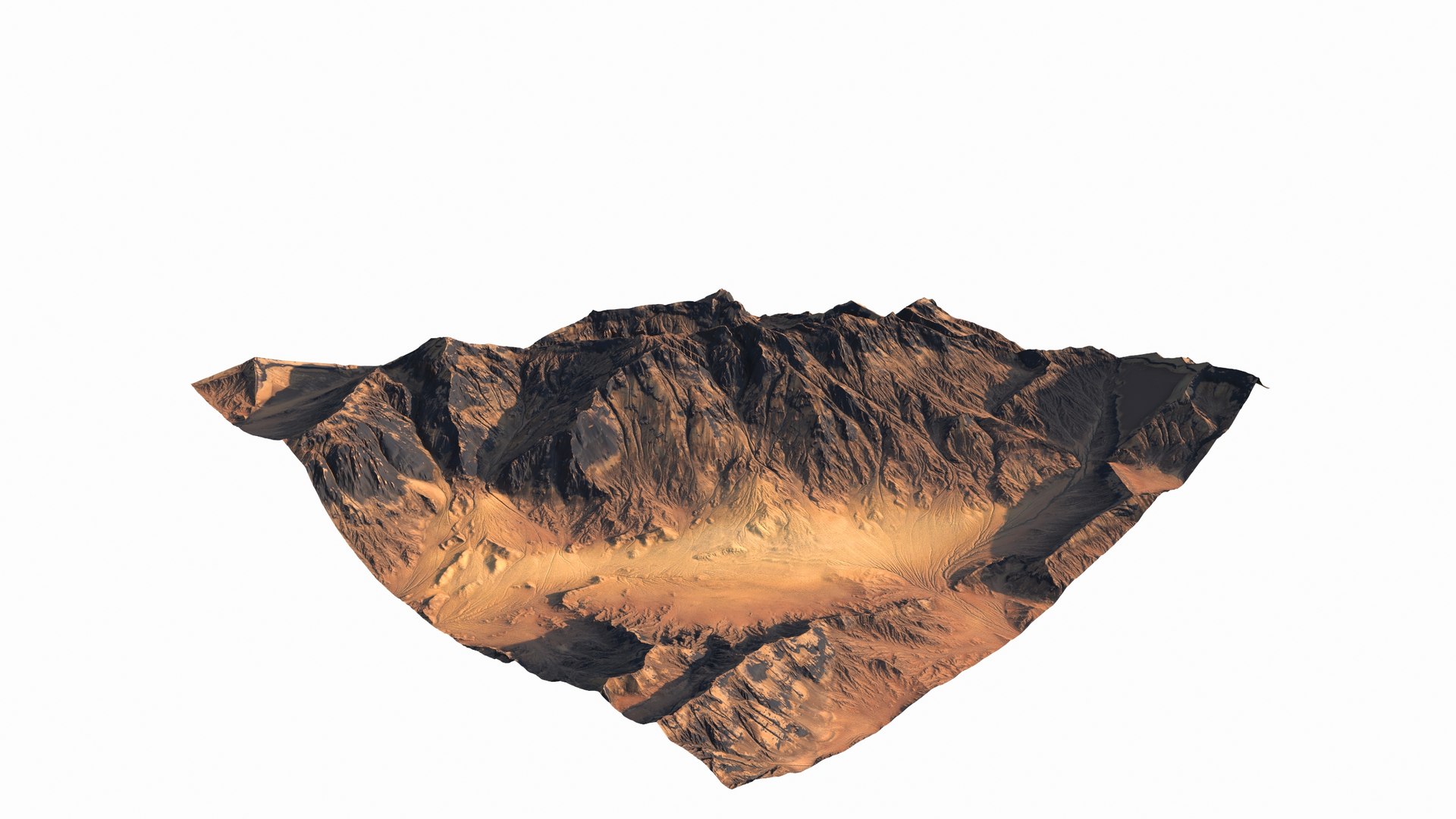 Mountain Ridge Version 1 Model - TurboSquid 1992112