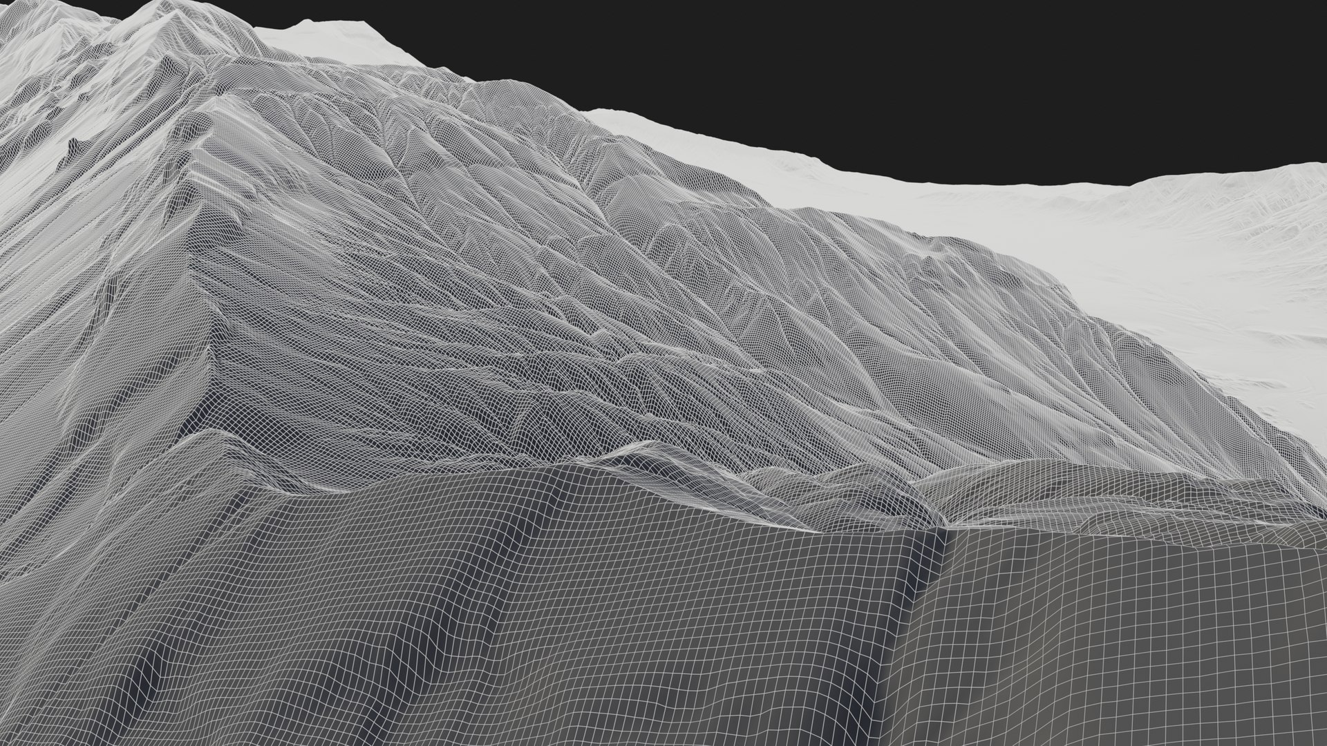 Mountain ridge version 1 model - TurboSquid 1992112