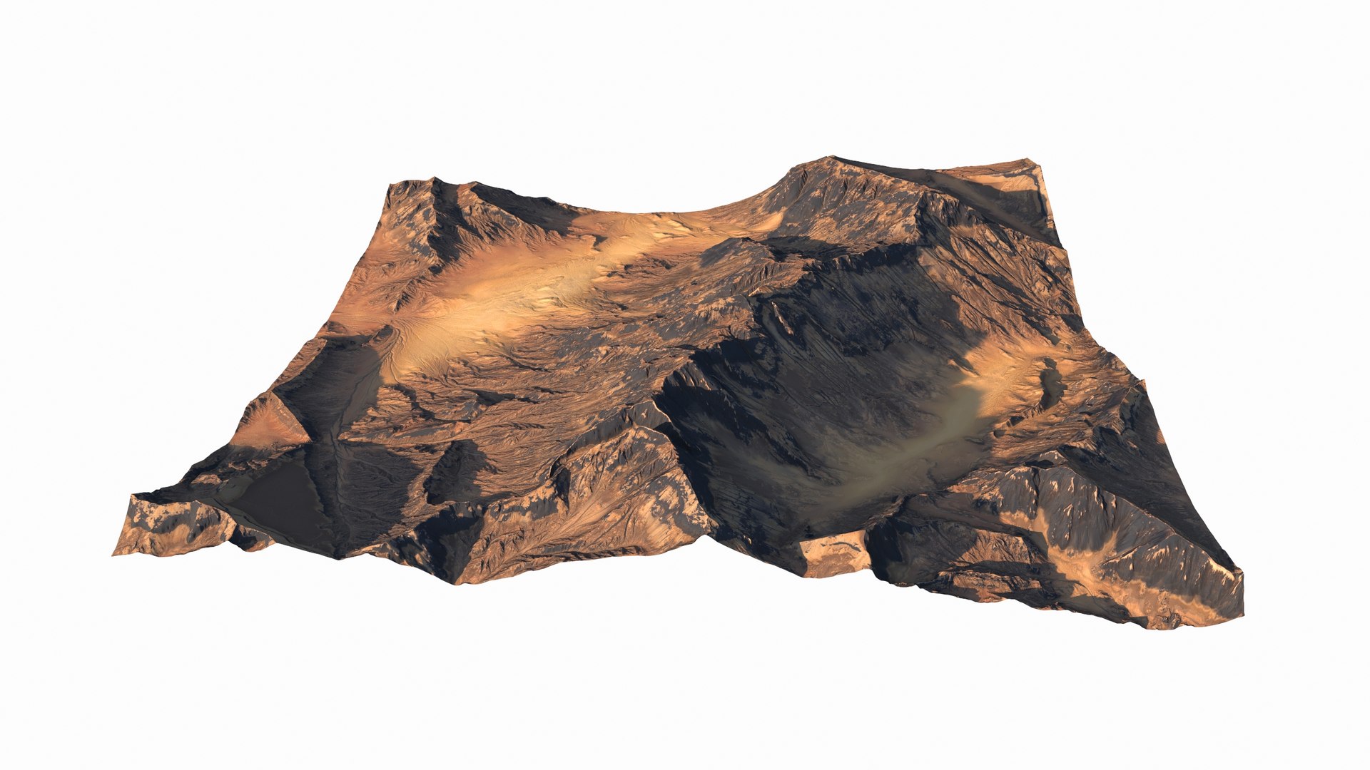 Mountain Ridge Version 1 Model - TurboSquid 1992112