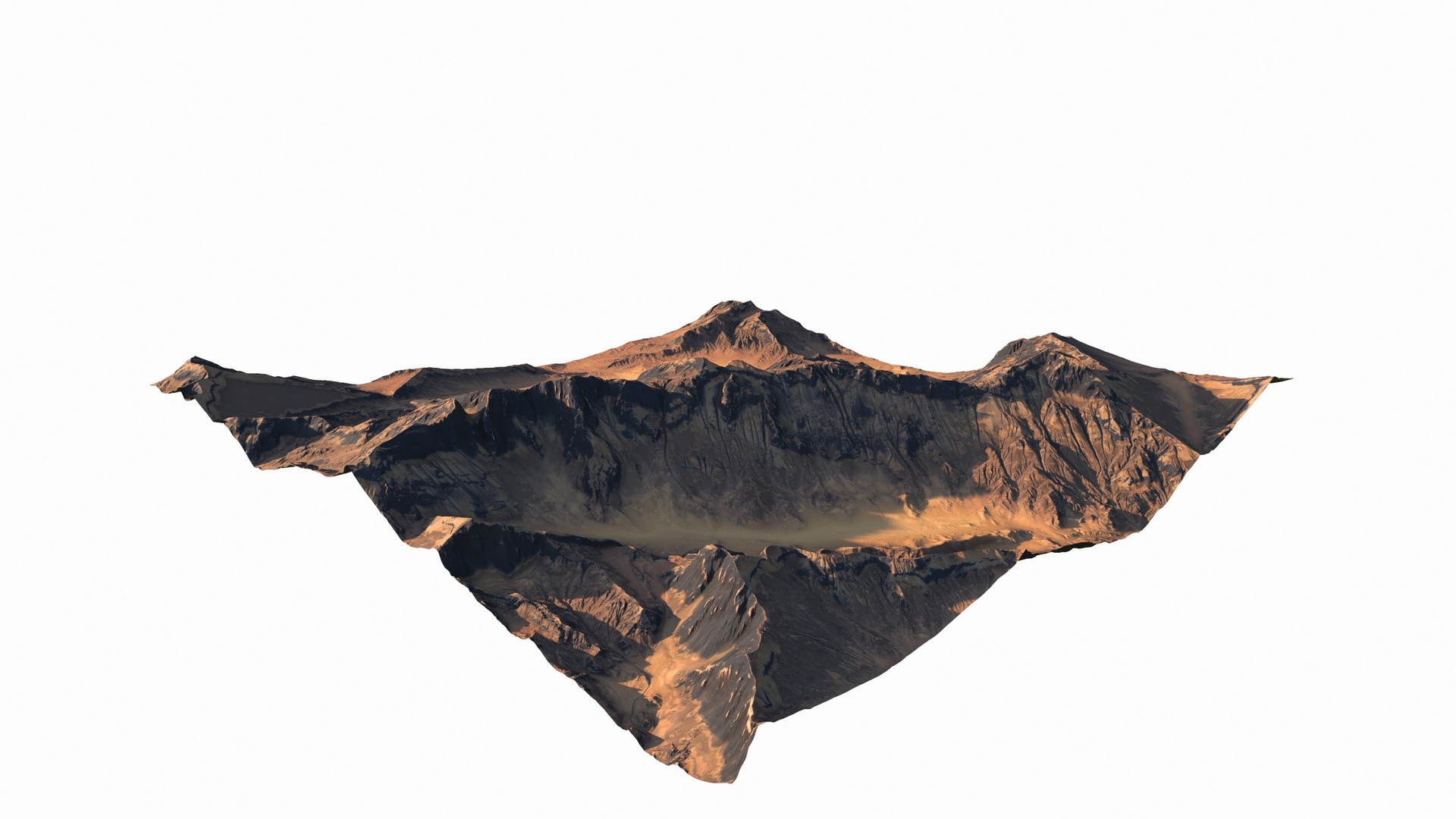 Mountain Ridge Version 1 Model - TurboSquid 1992112