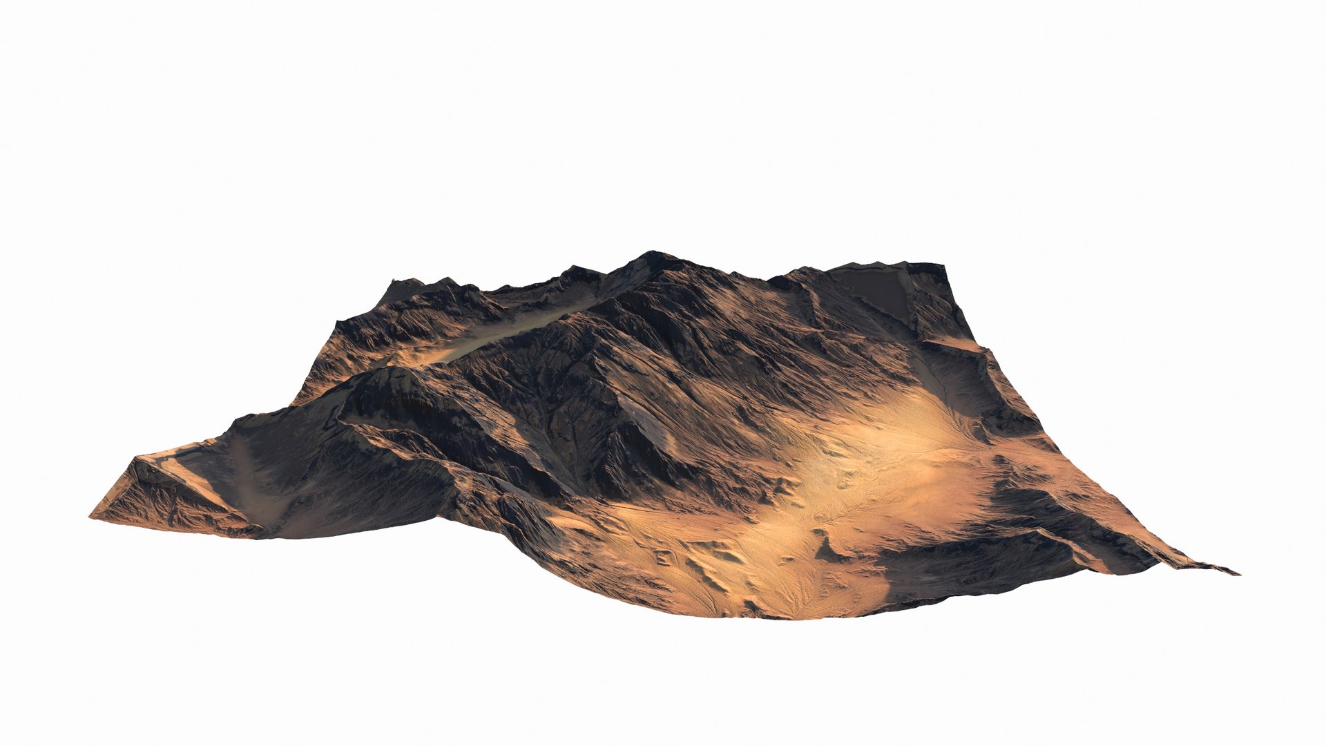 Mountain Ridge Version 1 Model - TurboSquid 1992112