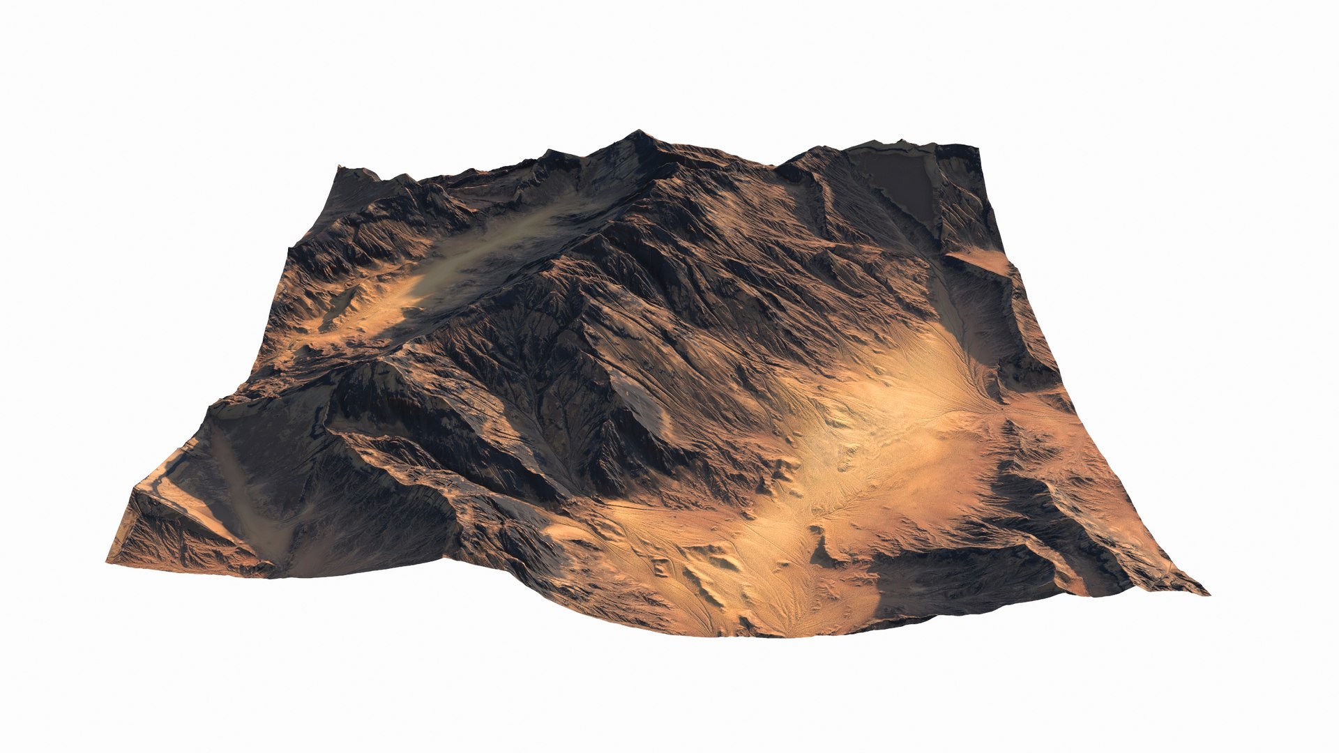 Mountain Ridge Version 1 Model - TurboSquid 1992112