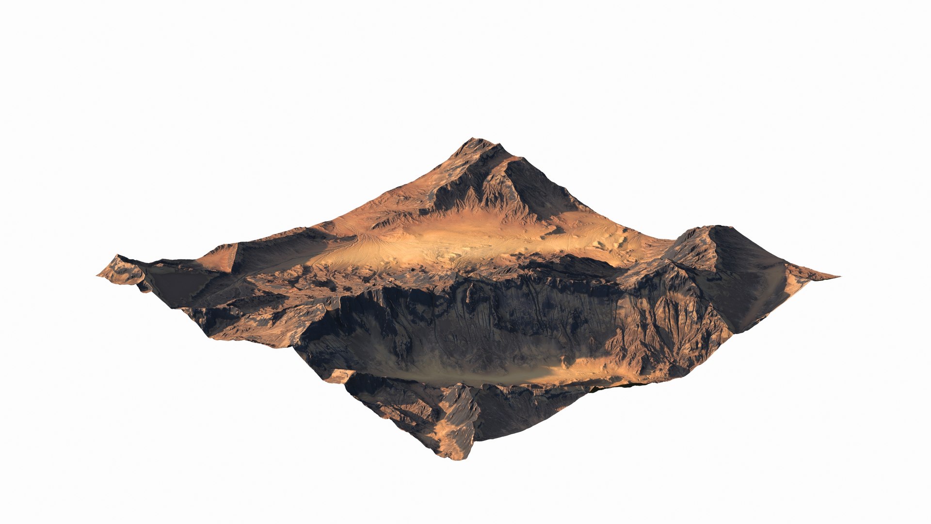 Mountain Ridge Version 1 Model - TurboSquid 1992112