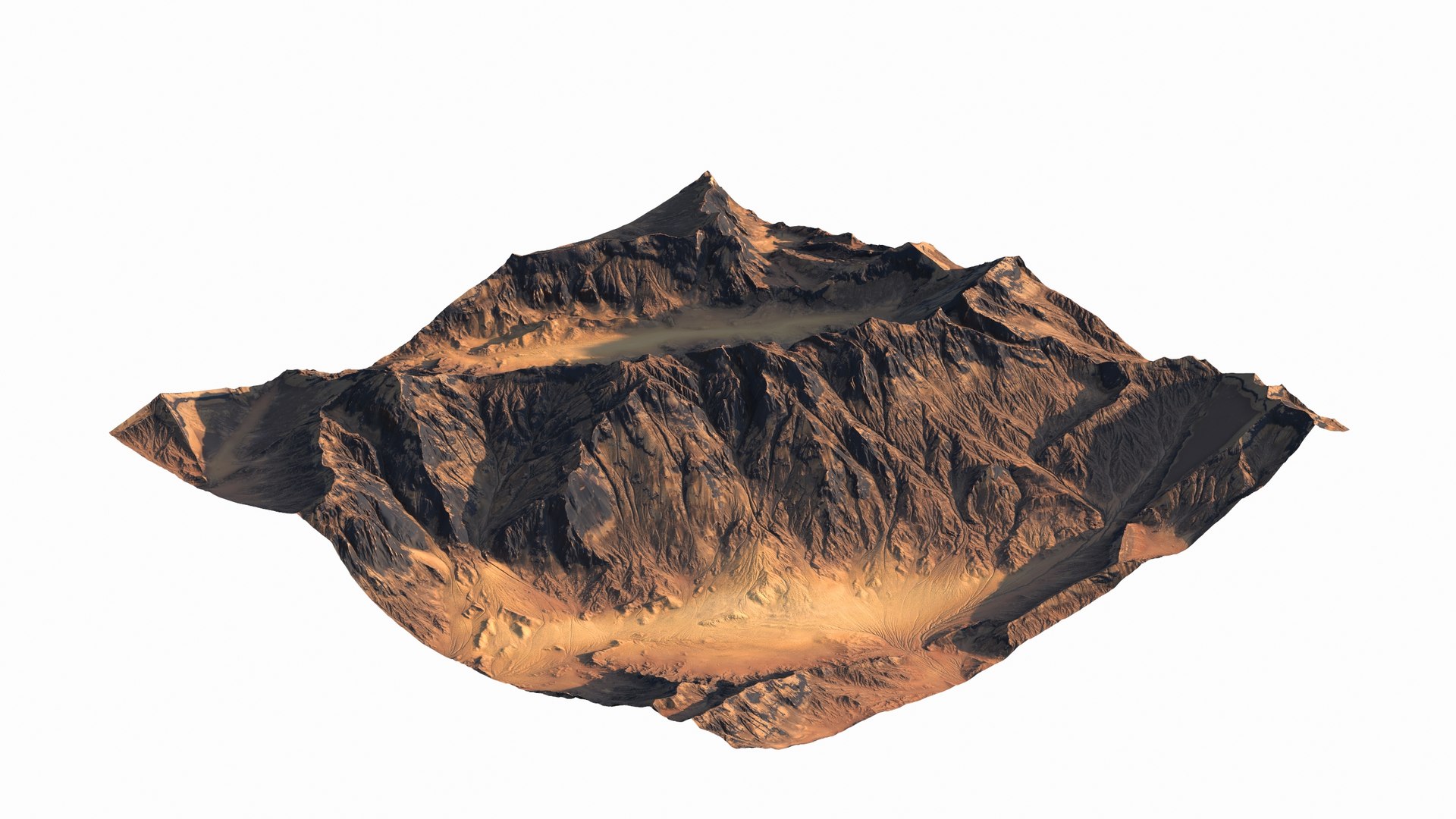 Mountain Ridge Version 1 Model - TurboSquid 1992112