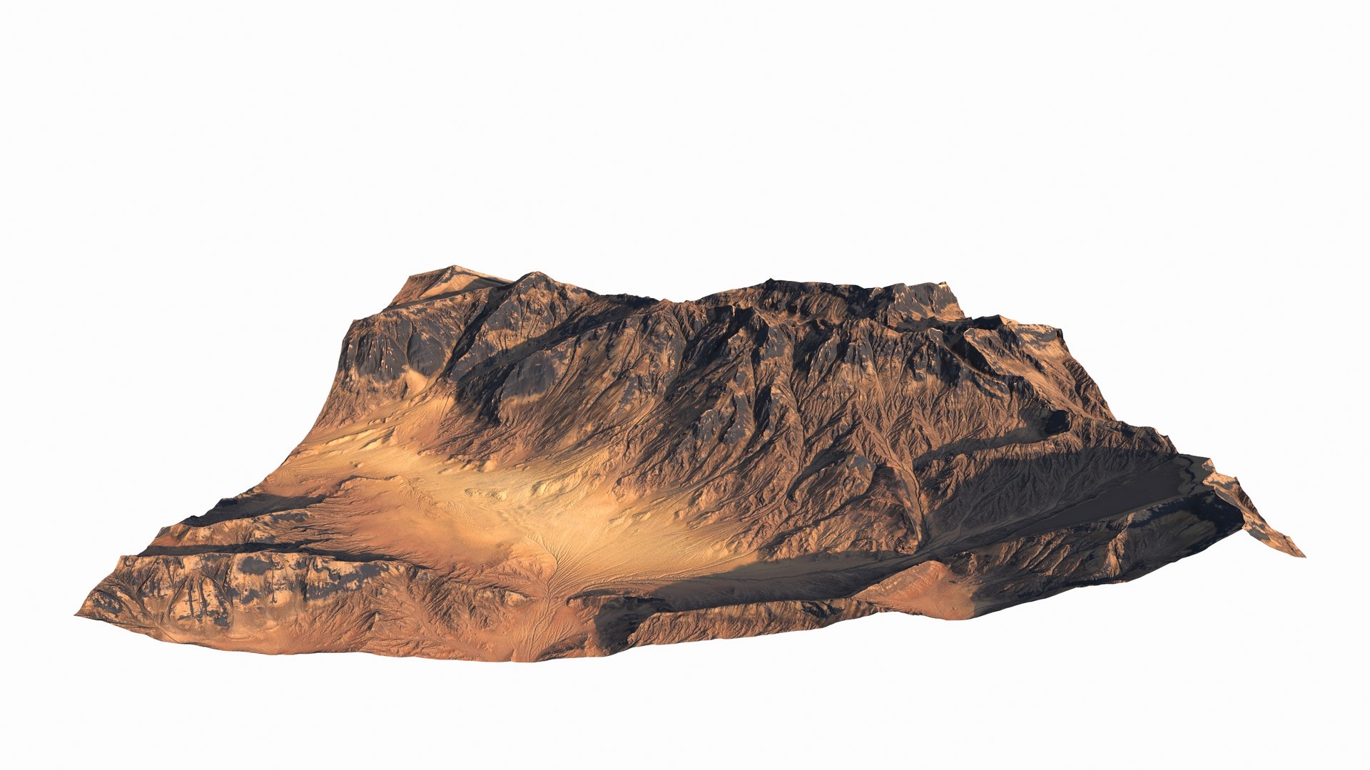 Mountain Ridge Version 1 Model - TurboSquid 1992112