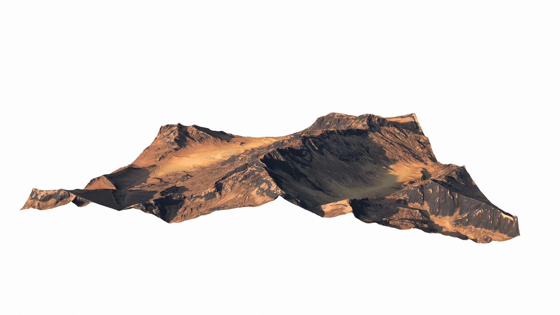 Mountain Ridge Version 1 Model - TurboSquid 1992112