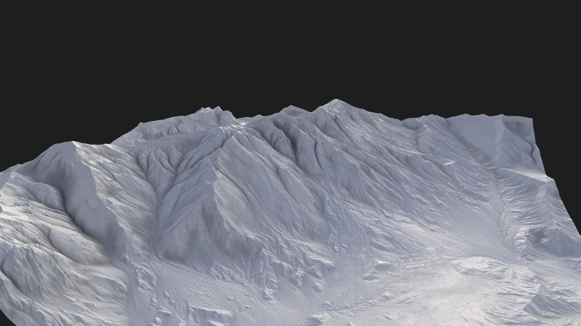 Mountain Ridge Version 1 Model - TurboSquid 1992112