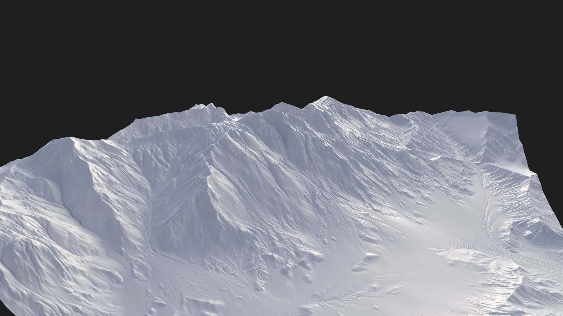 Mountain Ridge Version 1 Model - TurboSquid 1992112