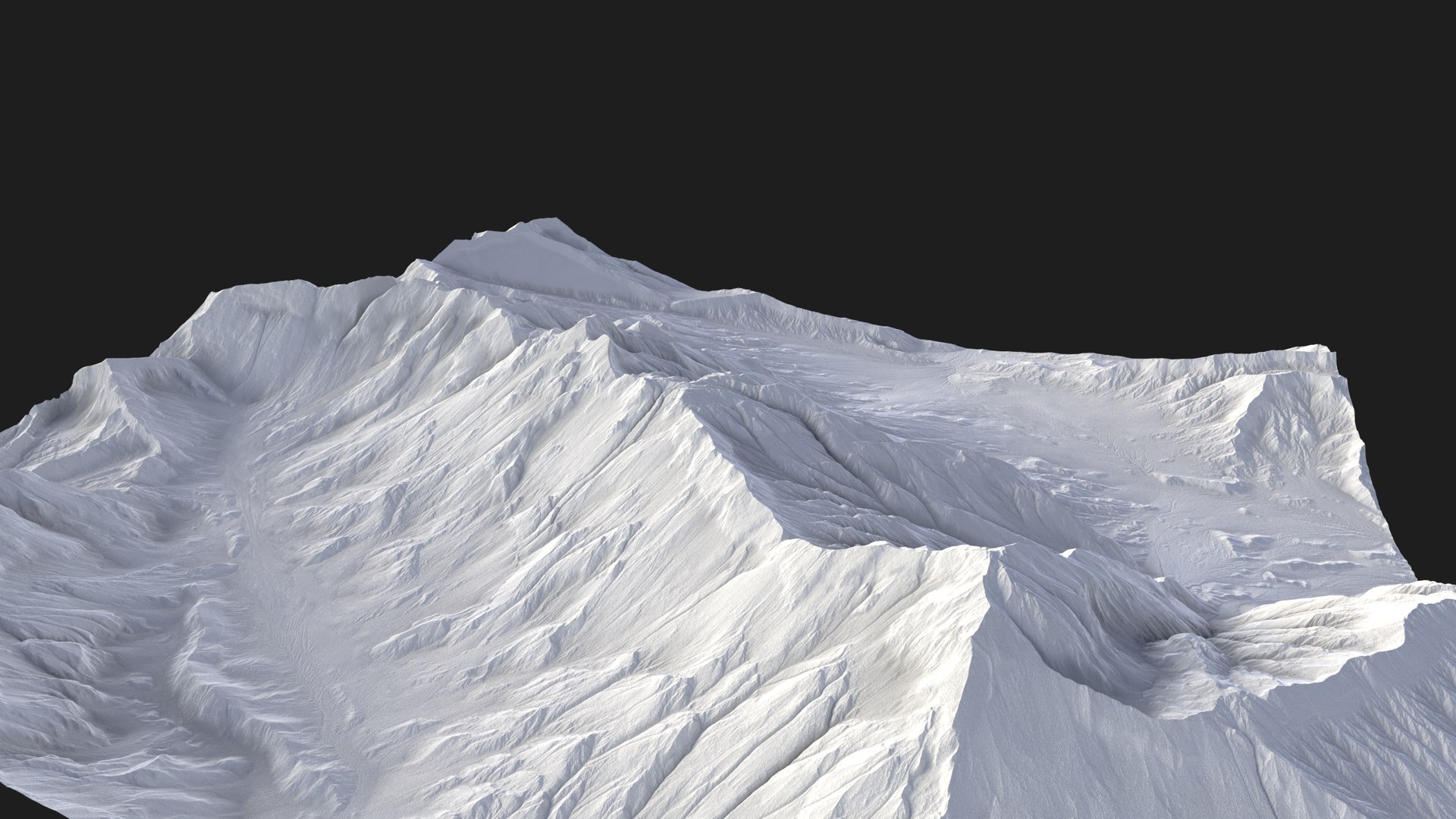 Mountain Ridge Version 1 Model - TurboSquid 1992112