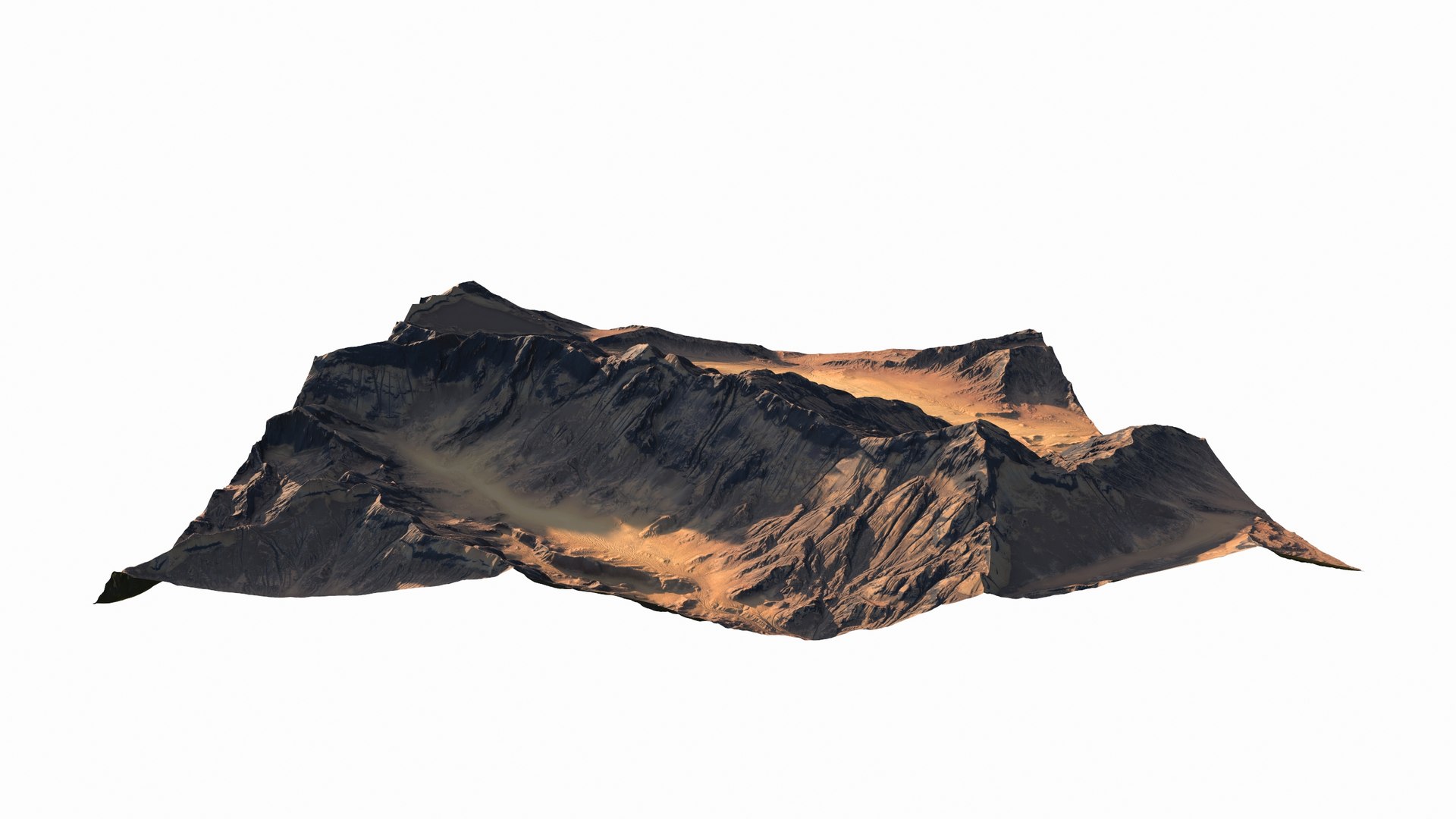 Mountain Ridge Version 1 Model - TurboSquid 1992112