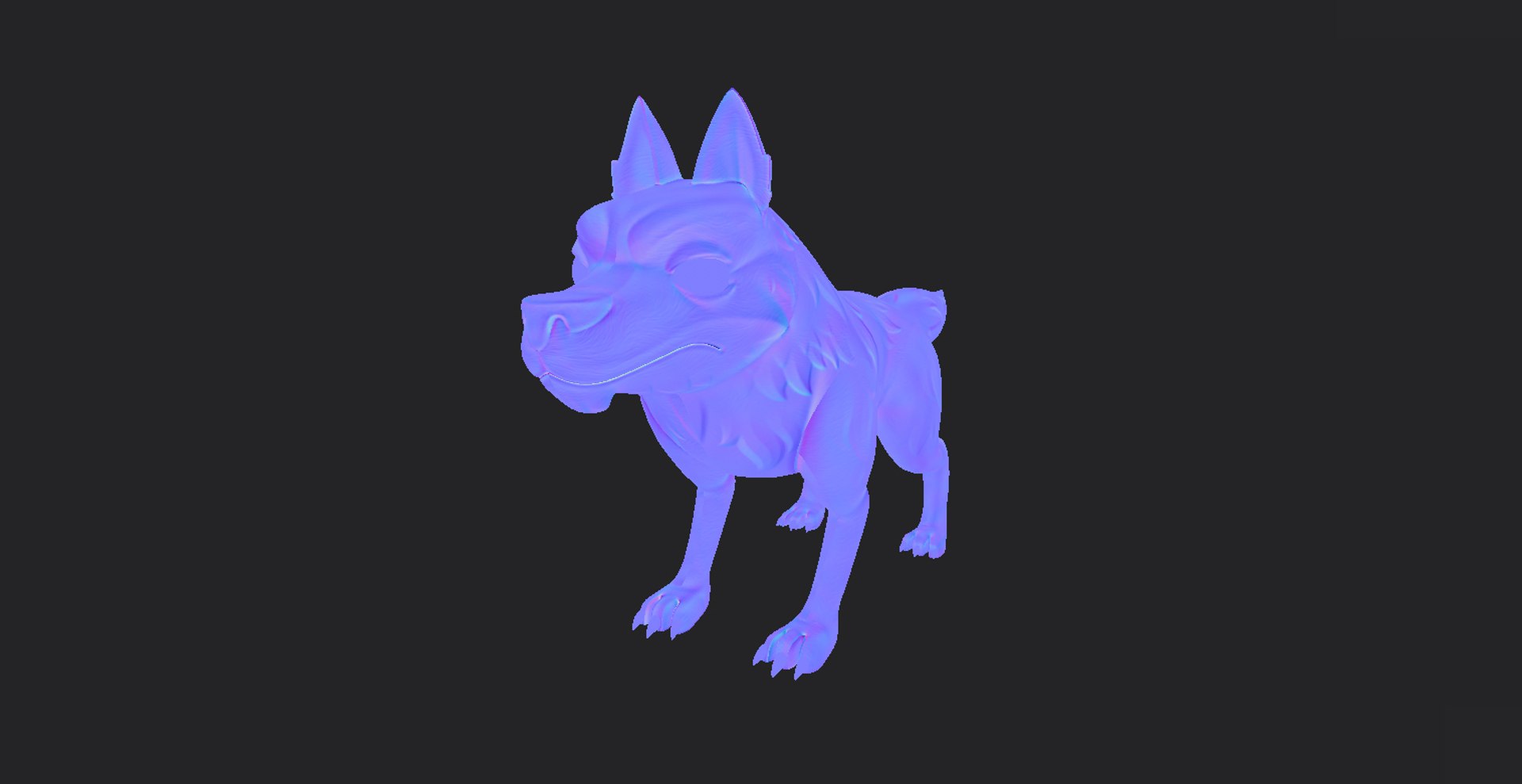Wolf Character Cartoon 3D Model - TurboSquid 1446511