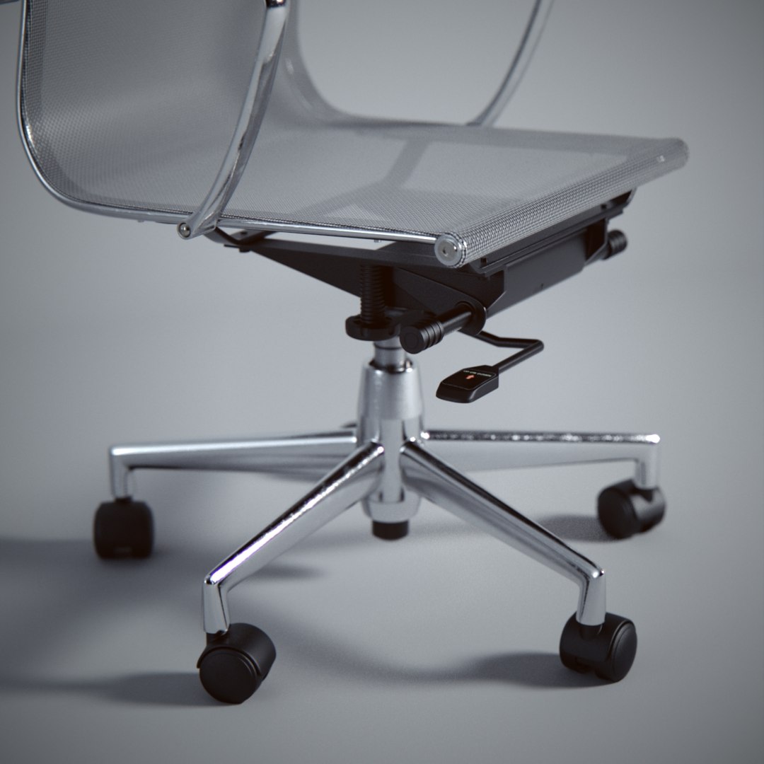 3d model eames office mesh chair