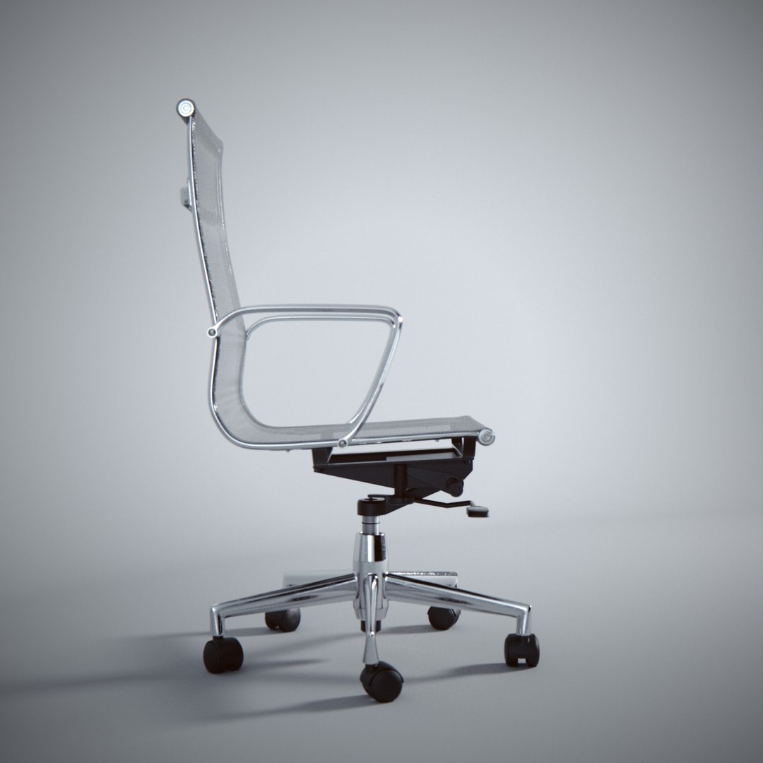 3d model eames office mesh chair