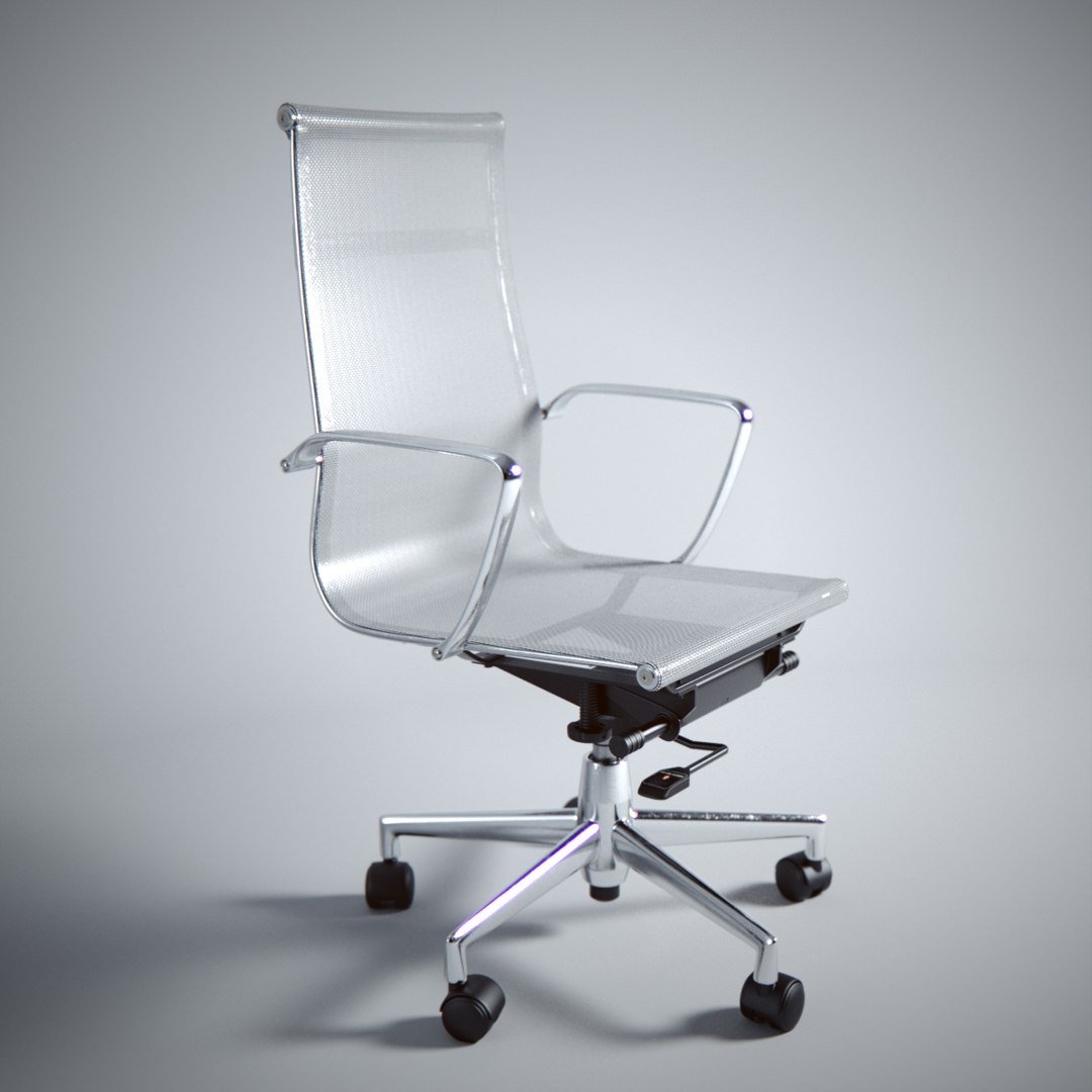 3d model eames office mesh chair