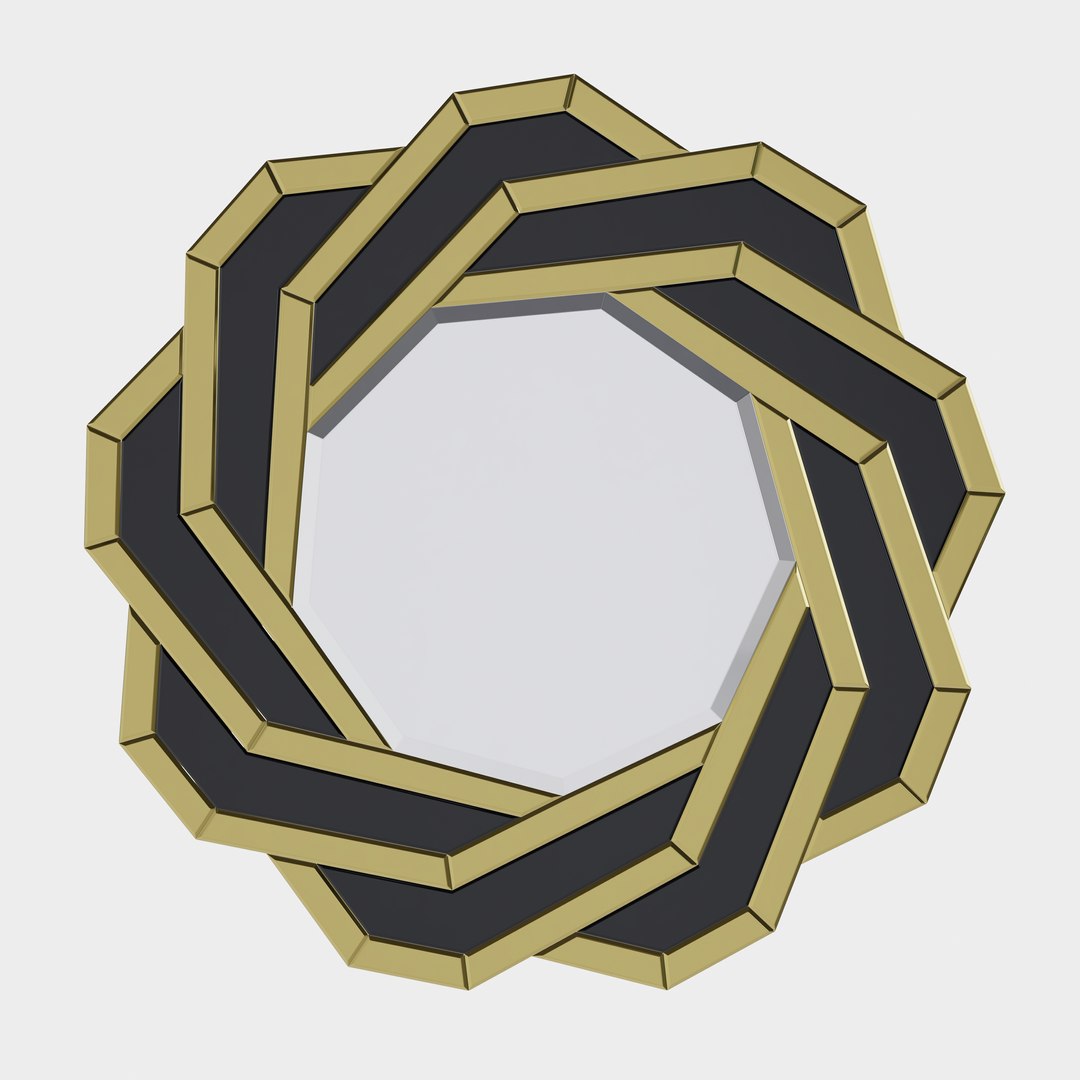 3D Gold Spider Navado Mirror Art - TurboSquid 2337098