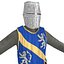 3D Model Rigged Knight Helmet - TurboSquid 1332716