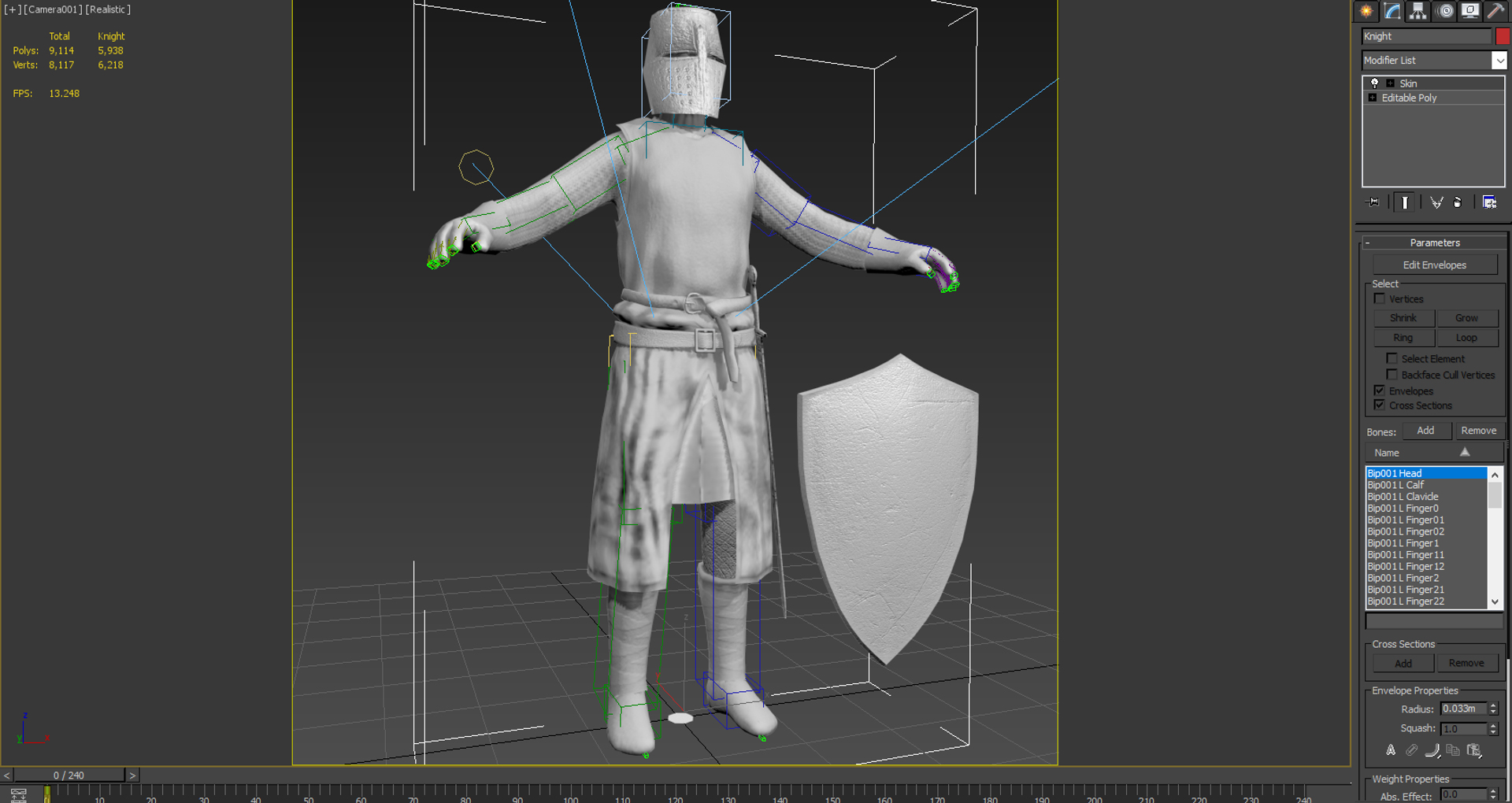 3D model rigged knight helmet - TurboSquid 1332716