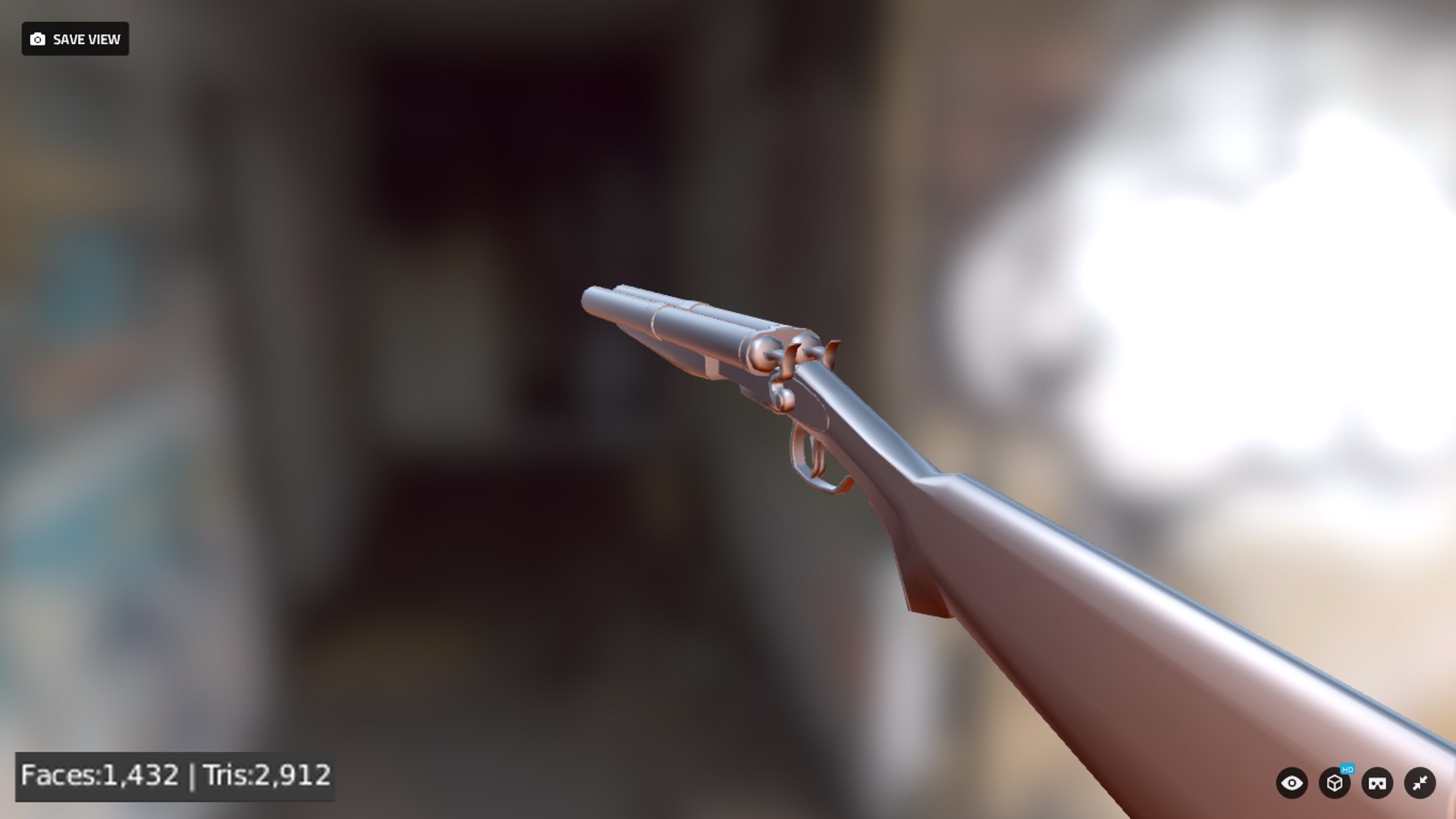 3d Model Shotgun Toz-66
