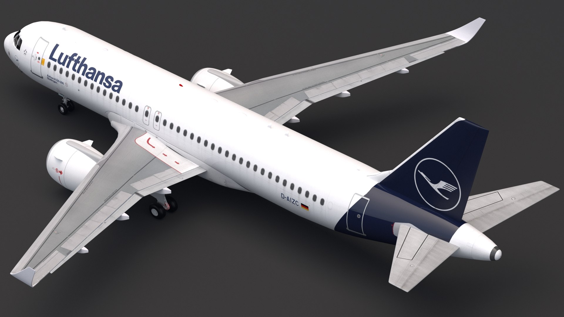 Lufthansa A320 Neo Model - TurboSquid 1519131