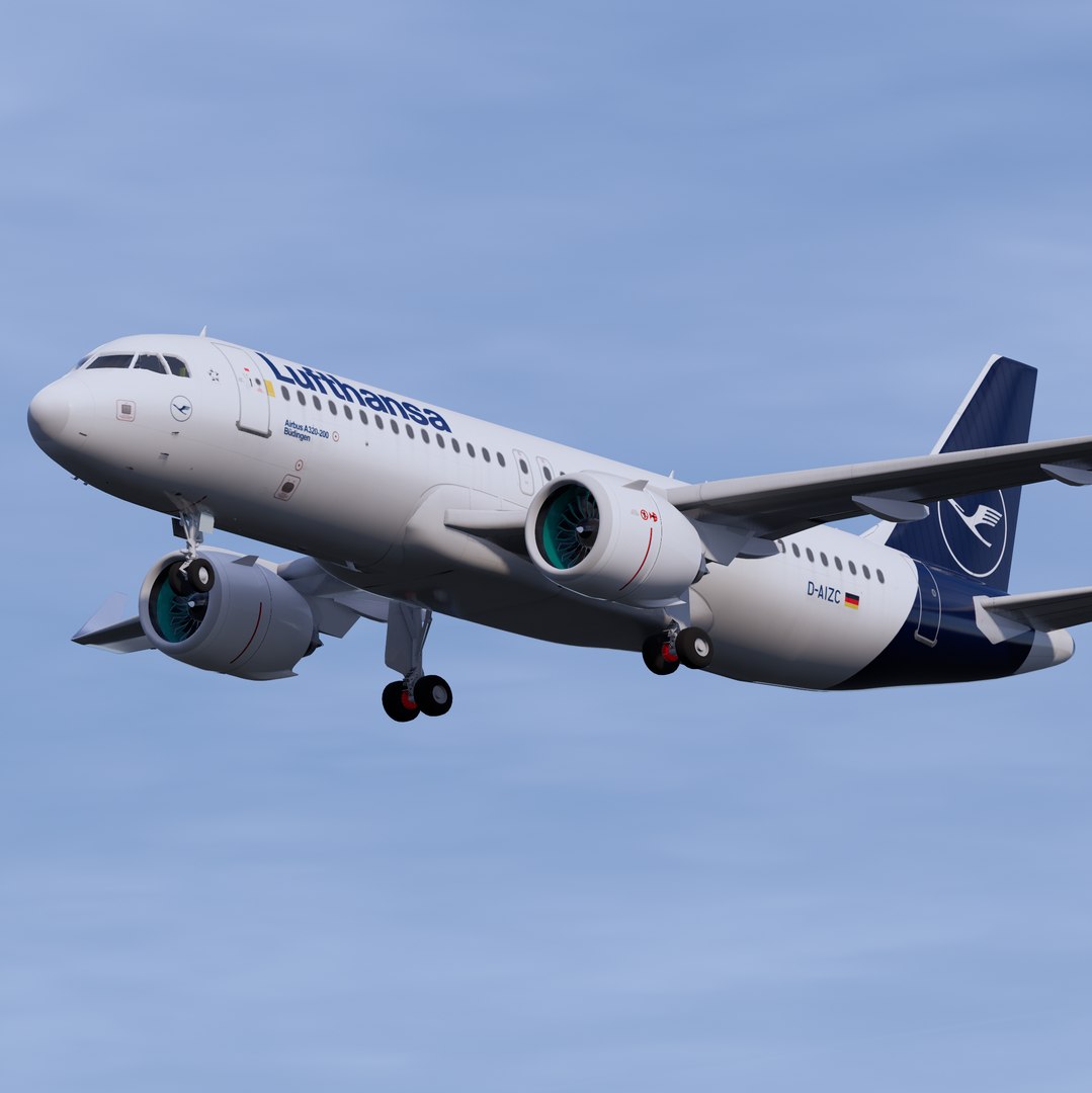 Lufthansa A320 Neo Model - TurboSquid 1519131