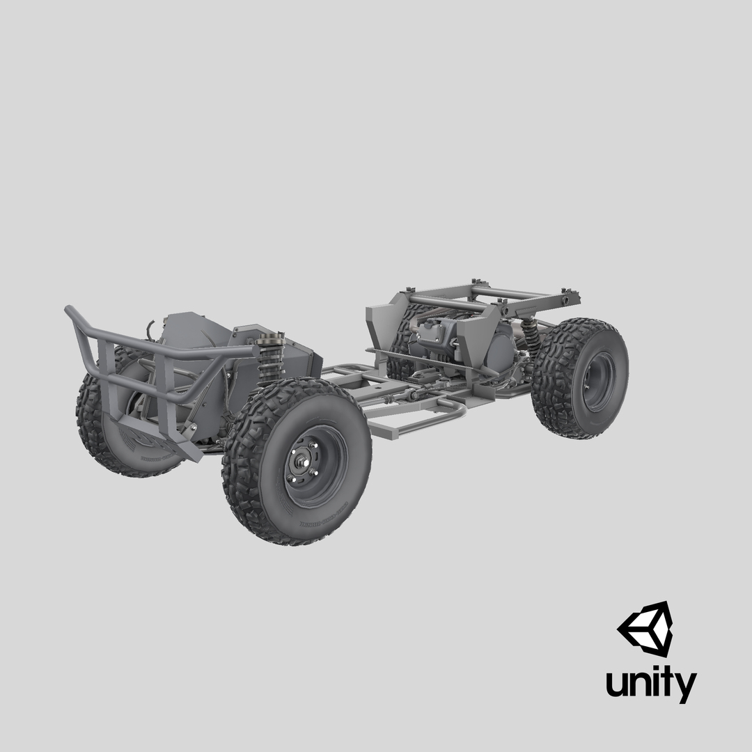 Atv 4x4 frame suspension 3D - TurboSquid 1413115