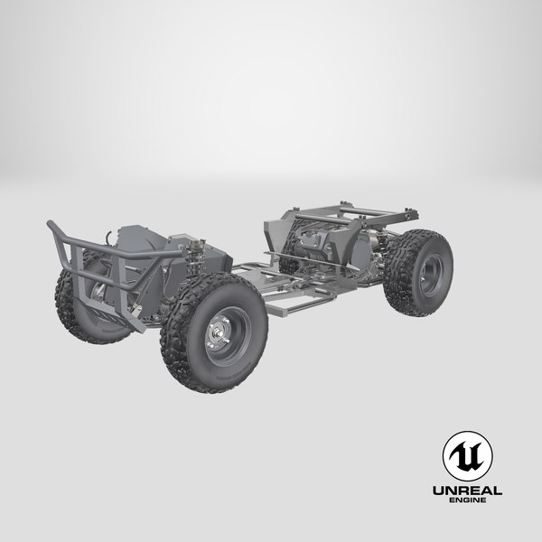 Atv 4x4 frame suspension 3D - TurboSquid 1413115