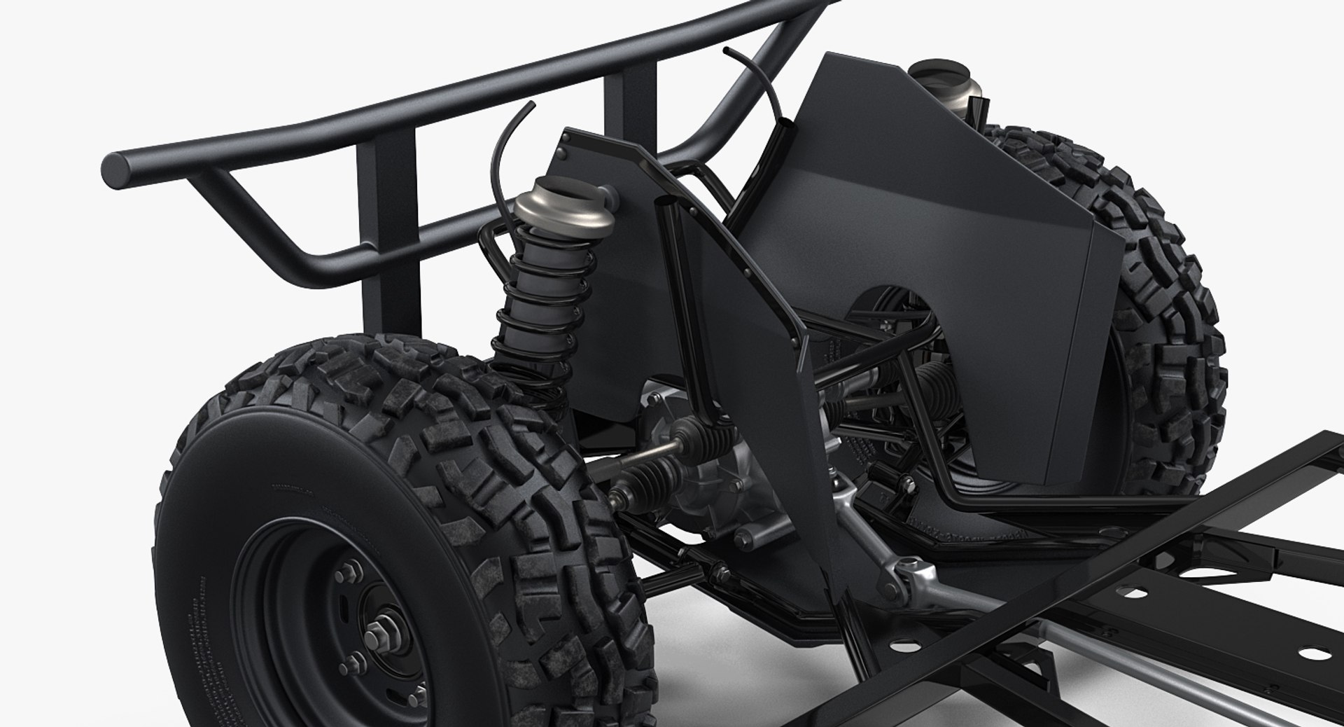 Atv 4x4 frame suspension 3D - TurboSquid 1413115